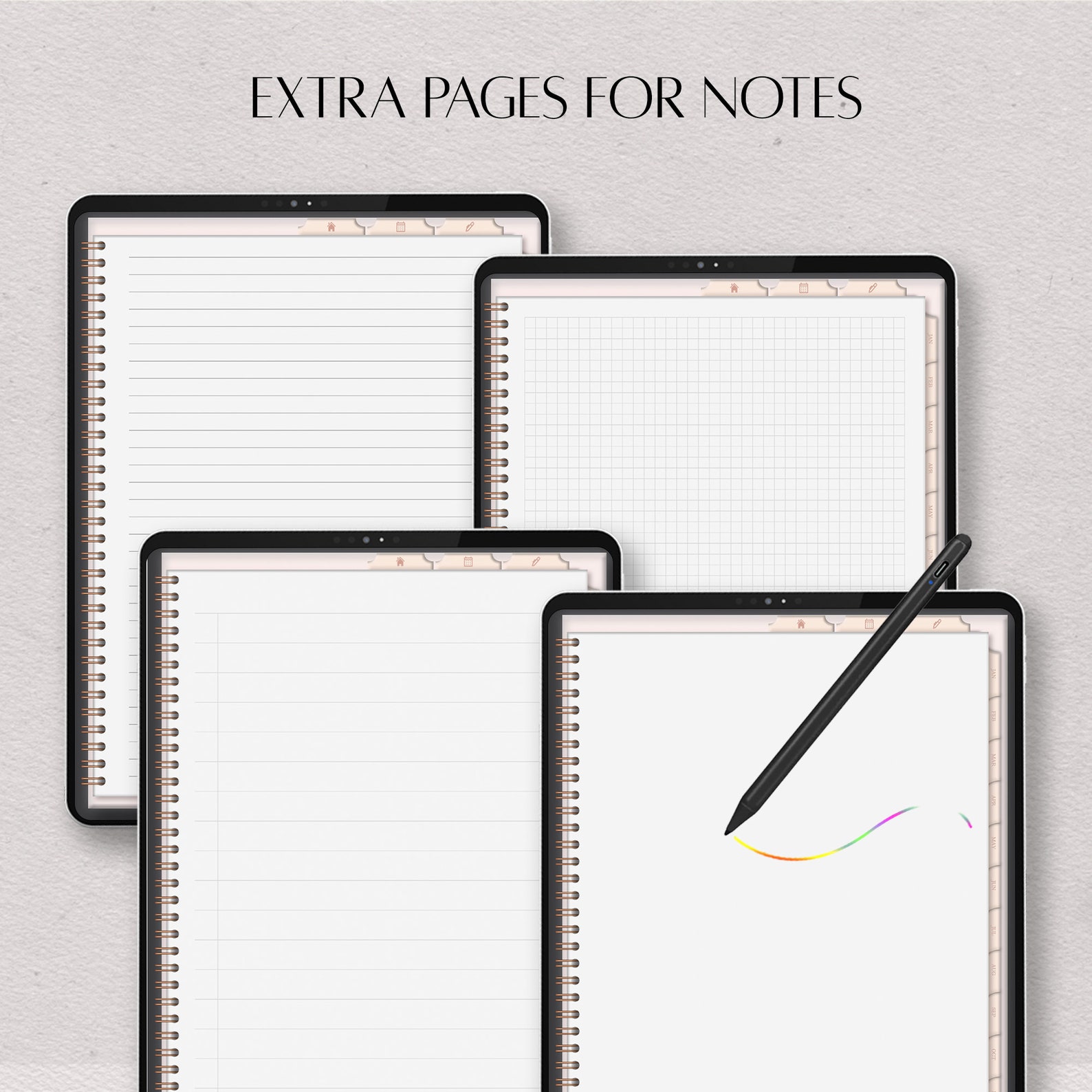 2024 Digital Planner Goodnotes 1400 Pages iPad Dated Planner Good Notes ...