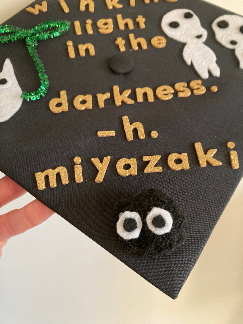 Studio Ghibli Themed Graduation Cap - Etsy