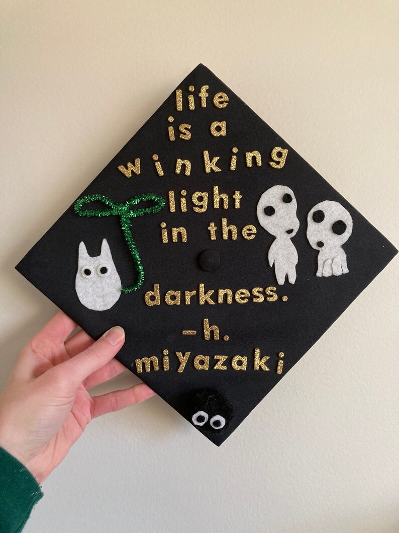 Studio Ghibli Themed Graduation Cap - Etsy
