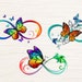 Infinity Symbol With Butterfly Png Bundle | Digital Download | Pod ...