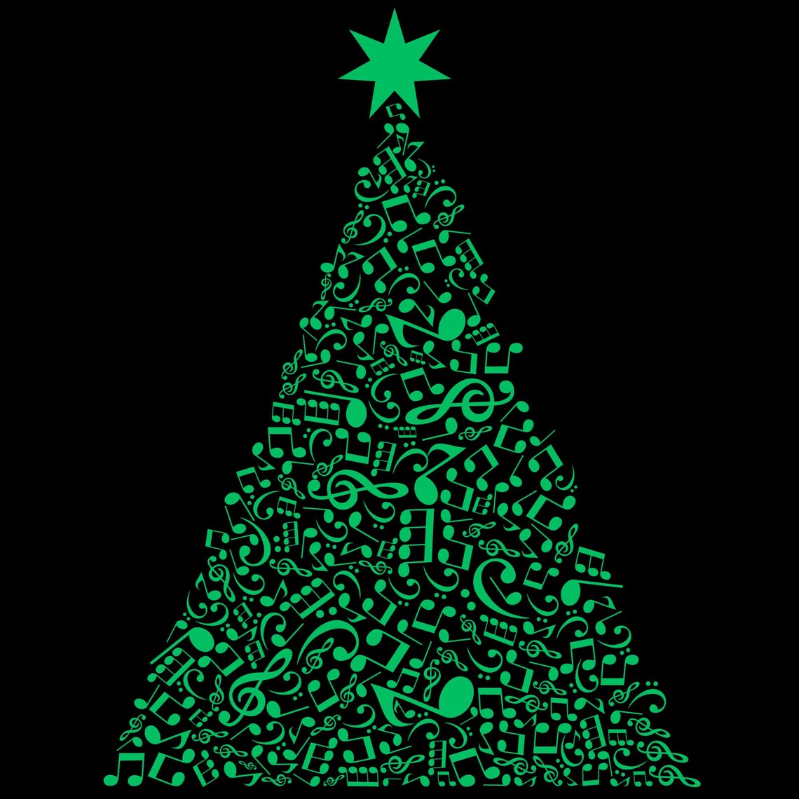 Christmas Music Note PNG | Digital Download | Musician Png | Choir ...