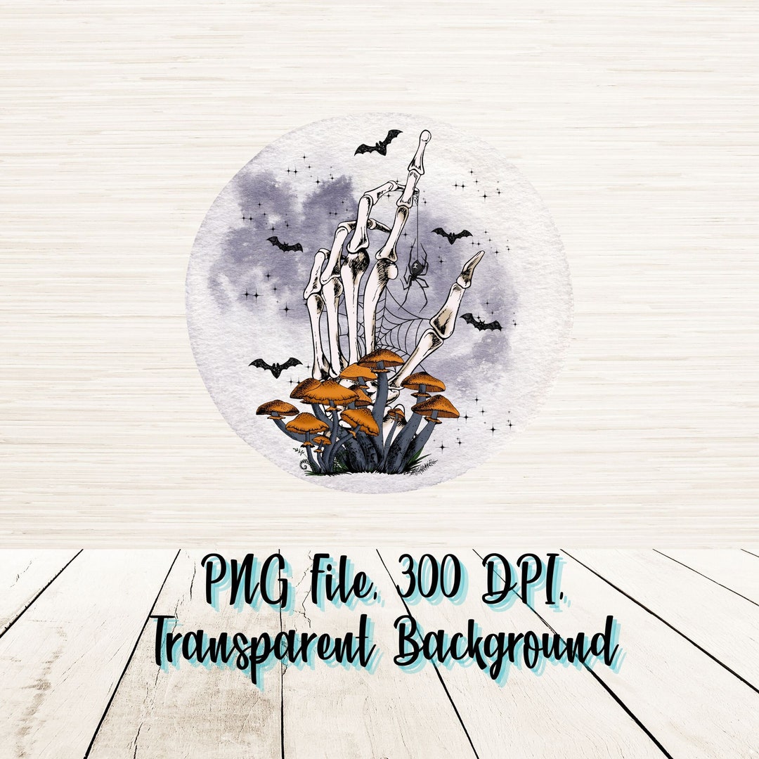 Skeleton Hand Artwork Png | Instant Digital Download | Pod Allowed | T ...