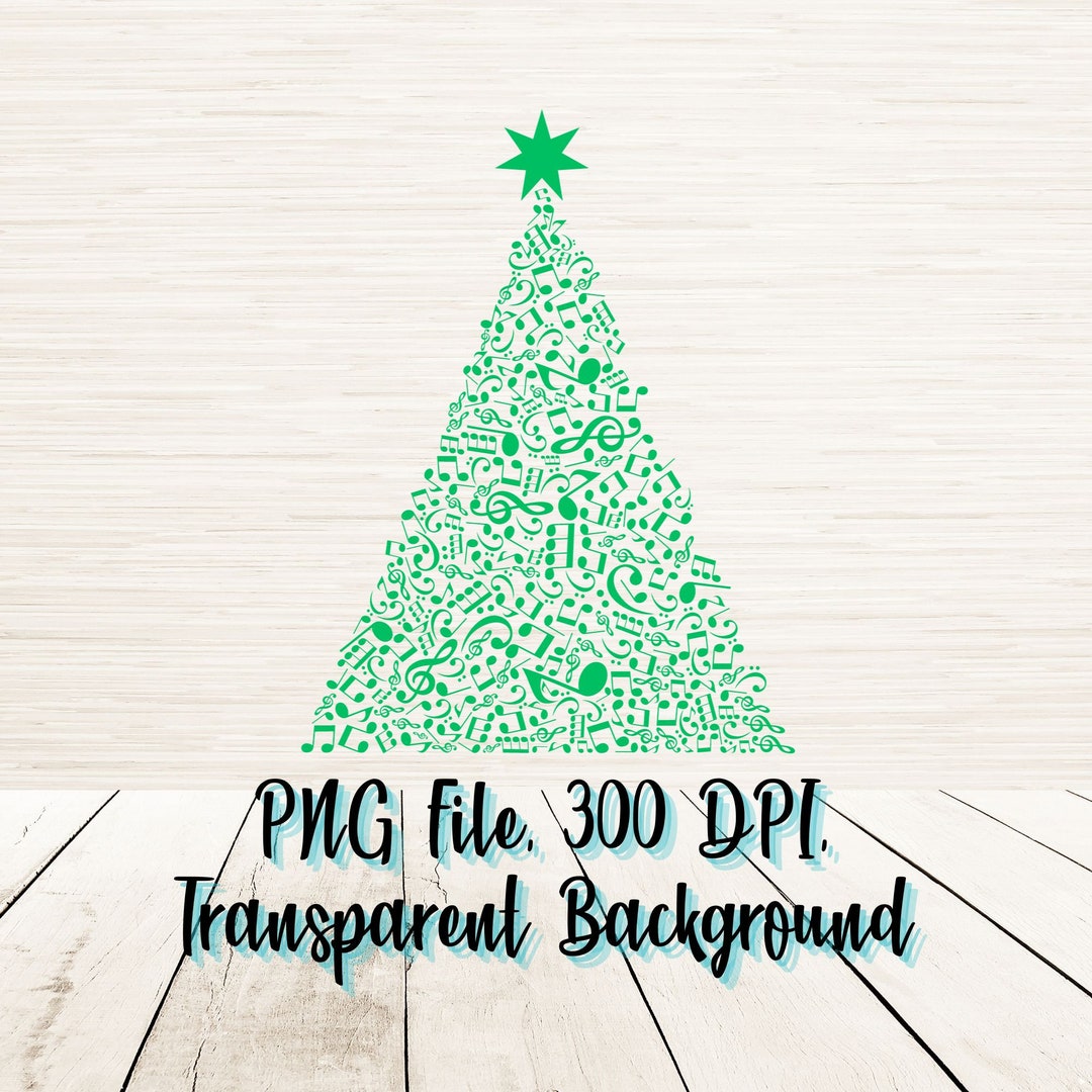 Christmas Music Note PNG | Digital Download | Musician Png | Choir ...