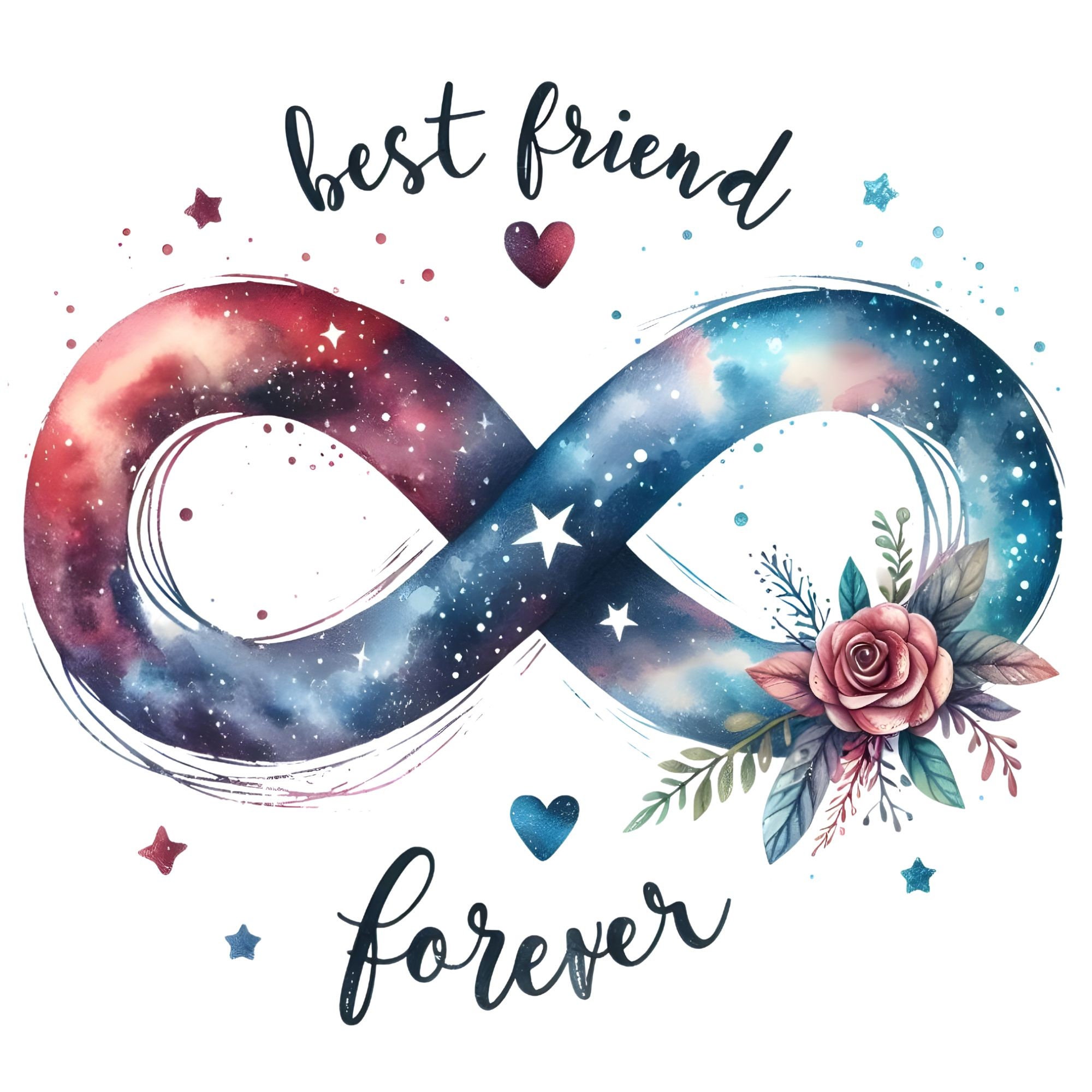 Best Friend Forever Infinity Symbol PNG File, Digital Download, Pod ...