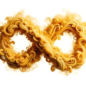 Vibrant Colored Smoke Infinity Symbol JPG File, Bundle of 10 High ...