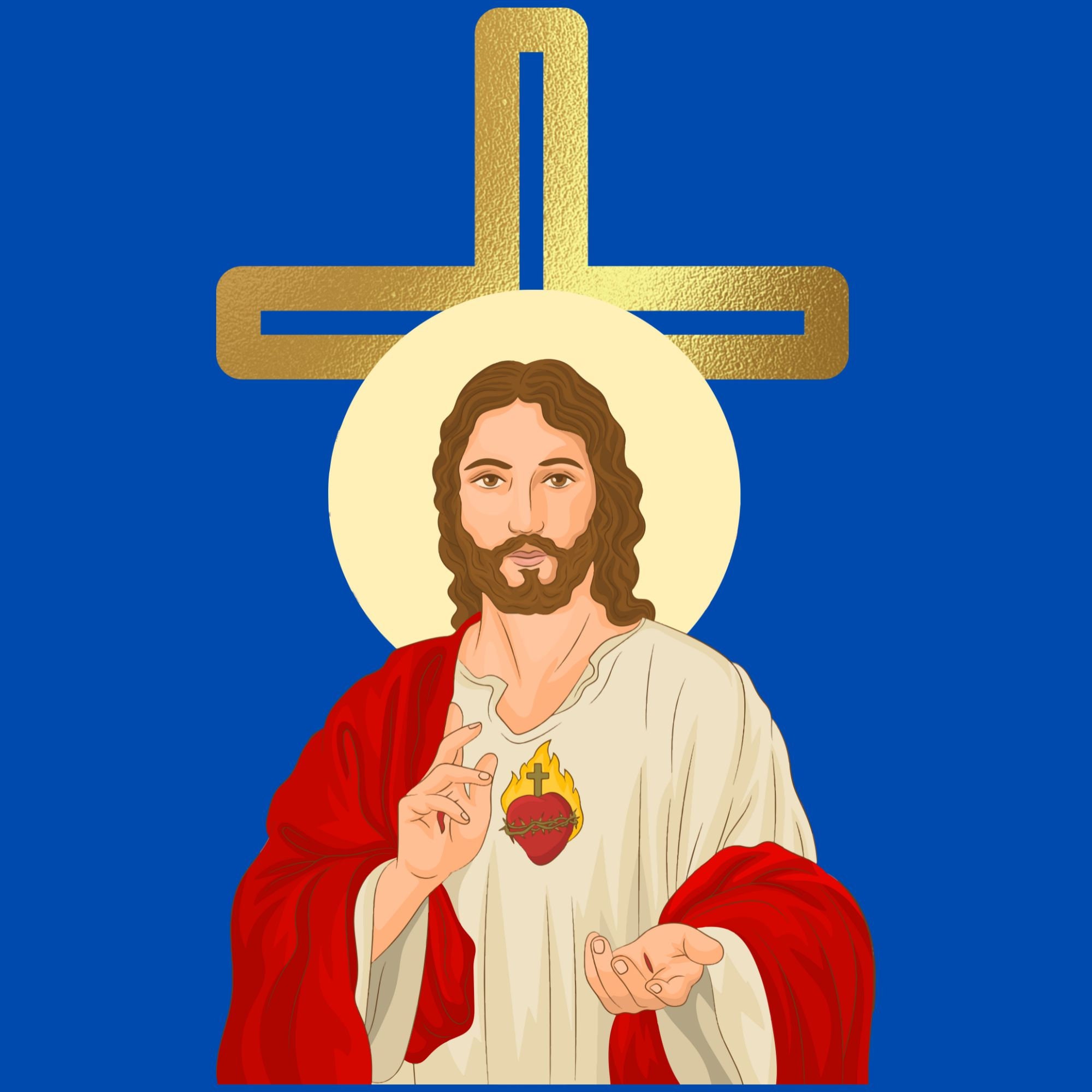 Jesus Christ Cross Png | Digital Download | Pod Allowed | Sublimation ...
