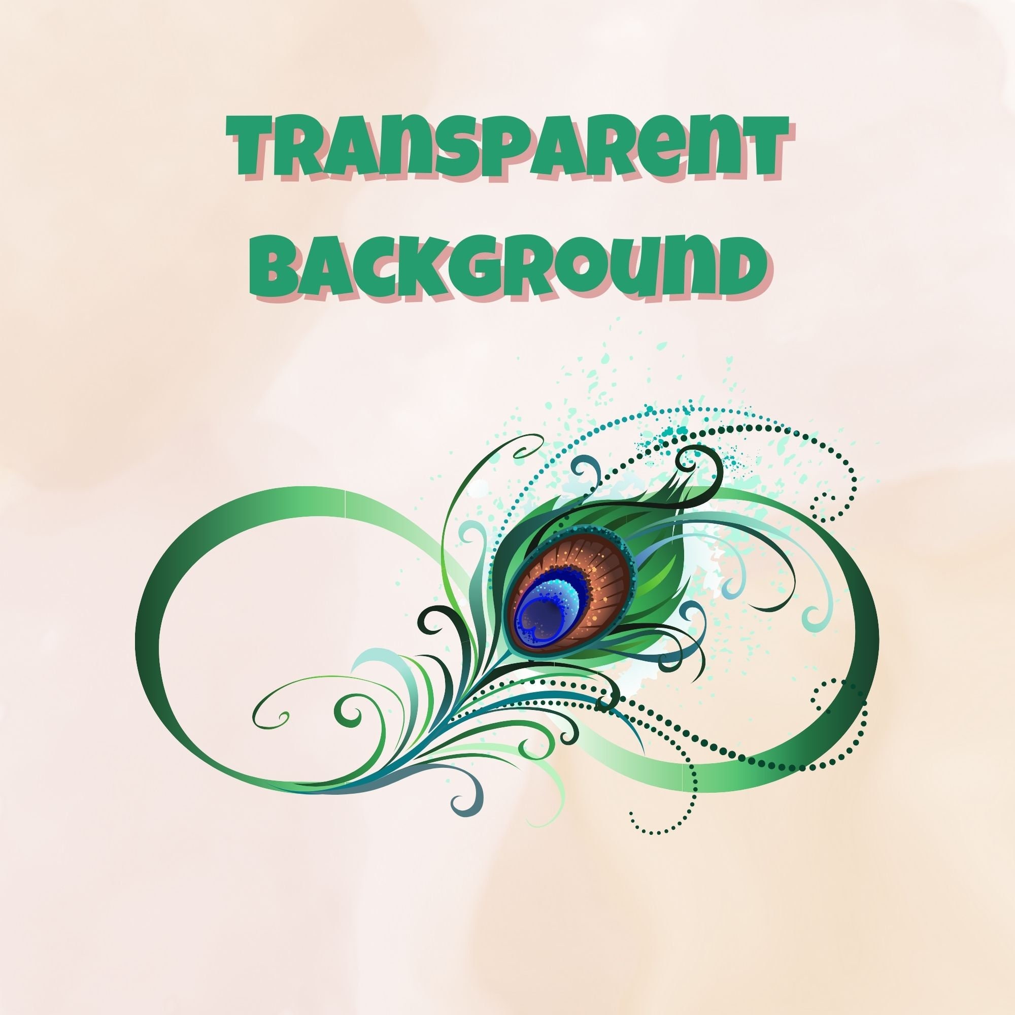 Colorful Infinity Symbol With Feather Png File | Digital Download | Pod ...