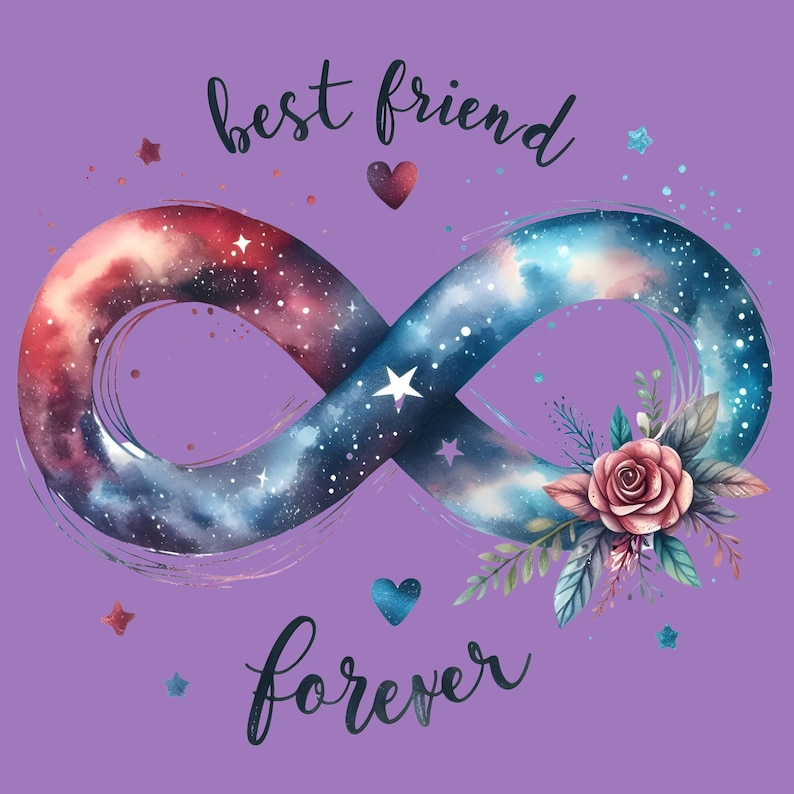 Best Friend Forever Infinity Symbol PNG File, Digital Download, Pod ...