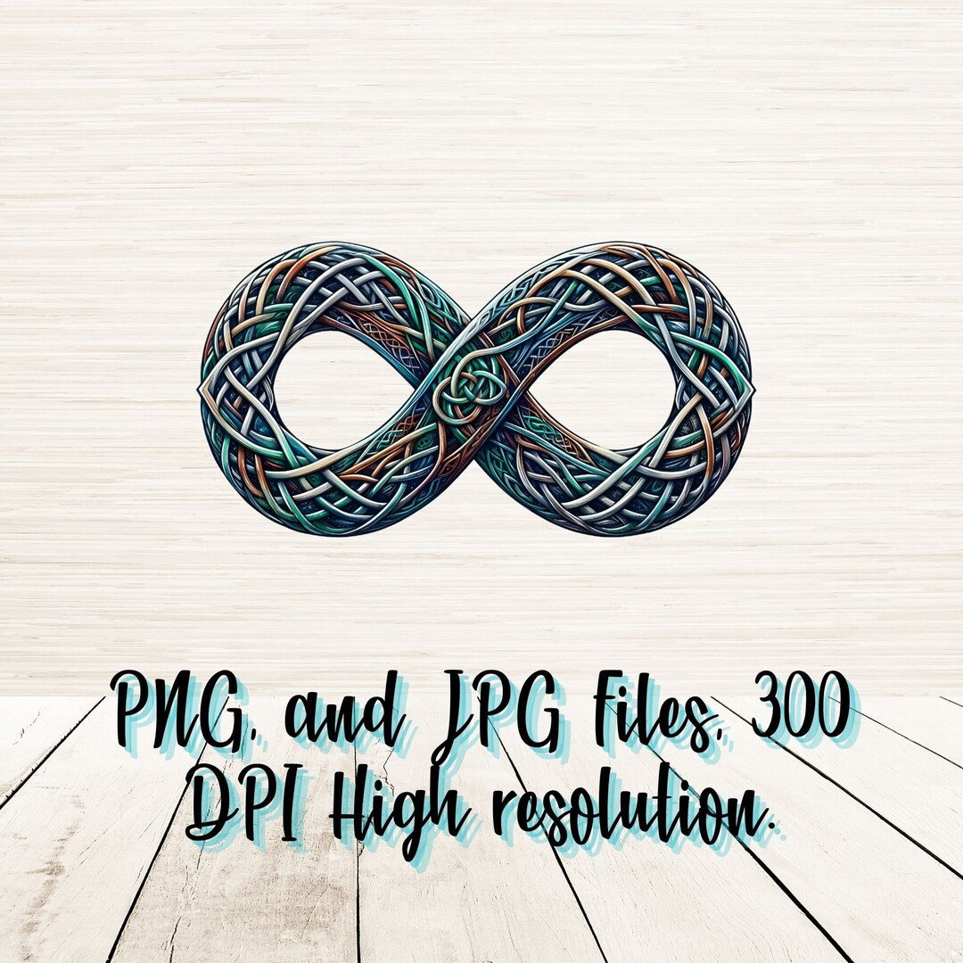 Celtic Infinity Symbol Png JPG File, Instant Digital Download, Pod ...