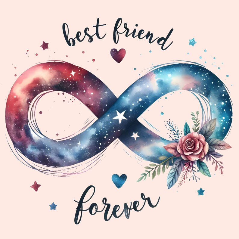 Best Friend Forever Infinity Symbol PNG File, Digital Download, Pod ...