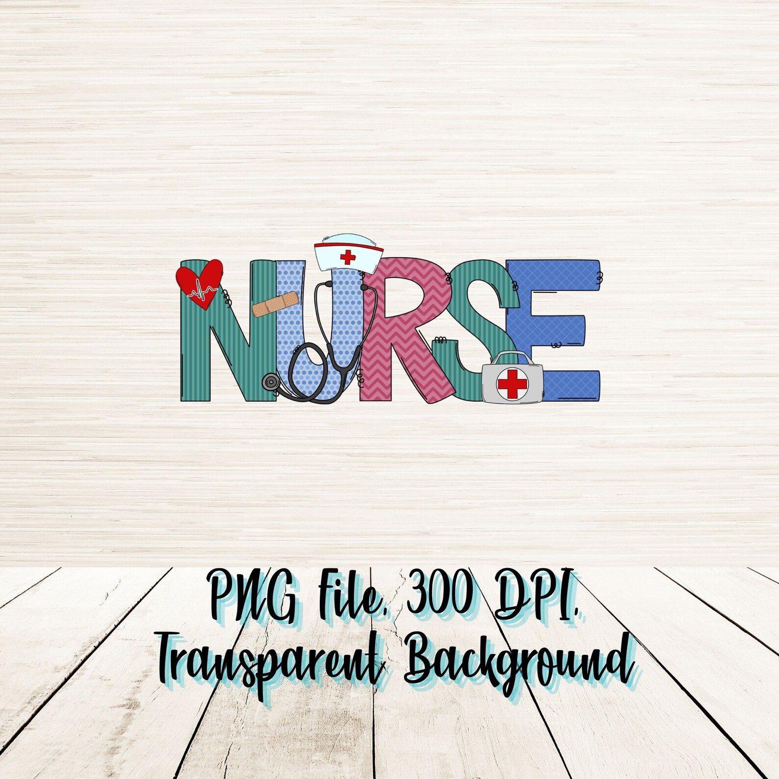 Nurse PNG Digital Download Pod Allowed Sublimation PNG Medical Field ...