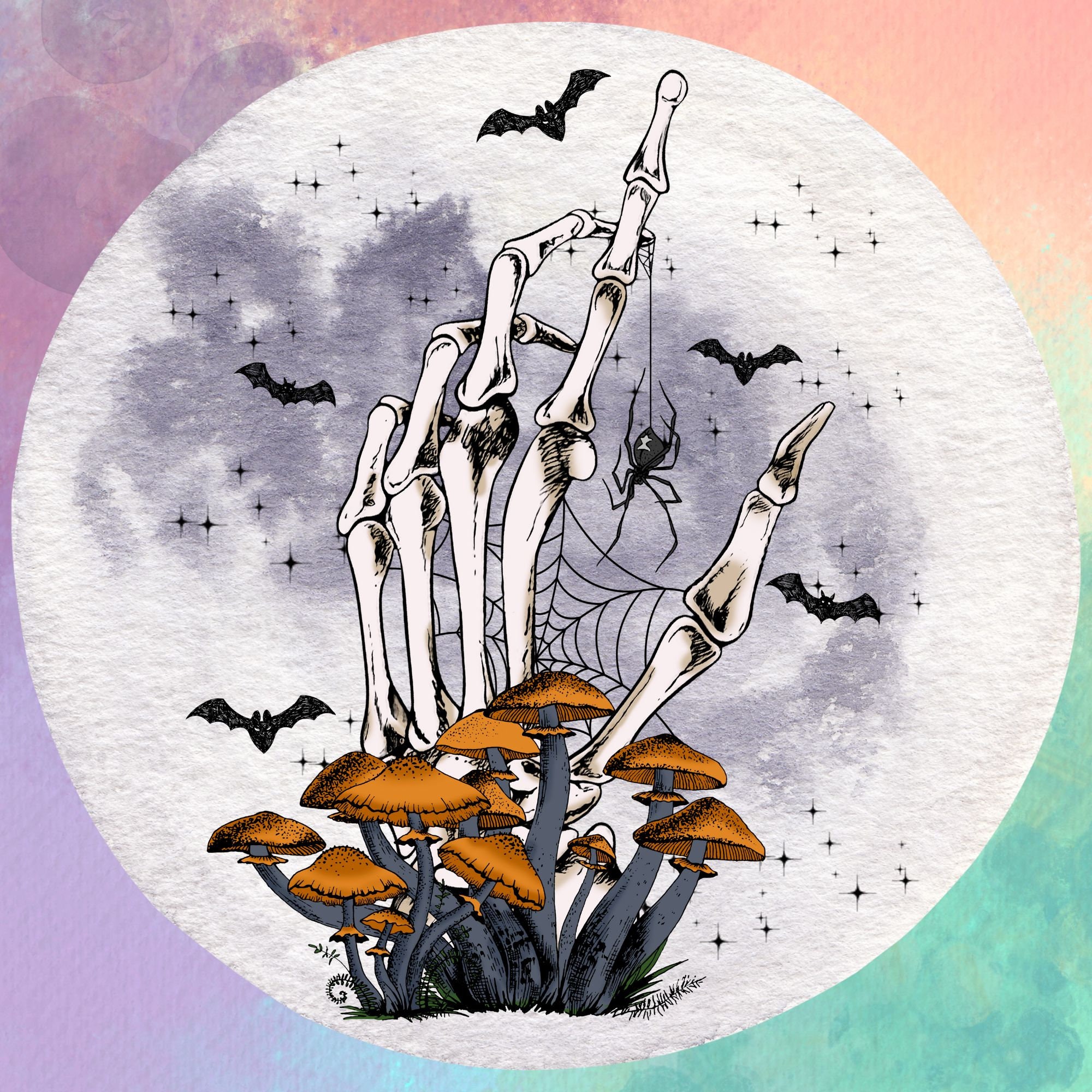 Skeleton Hand Artwork Png | Instant Digital Download | Pod Allowed | T ...