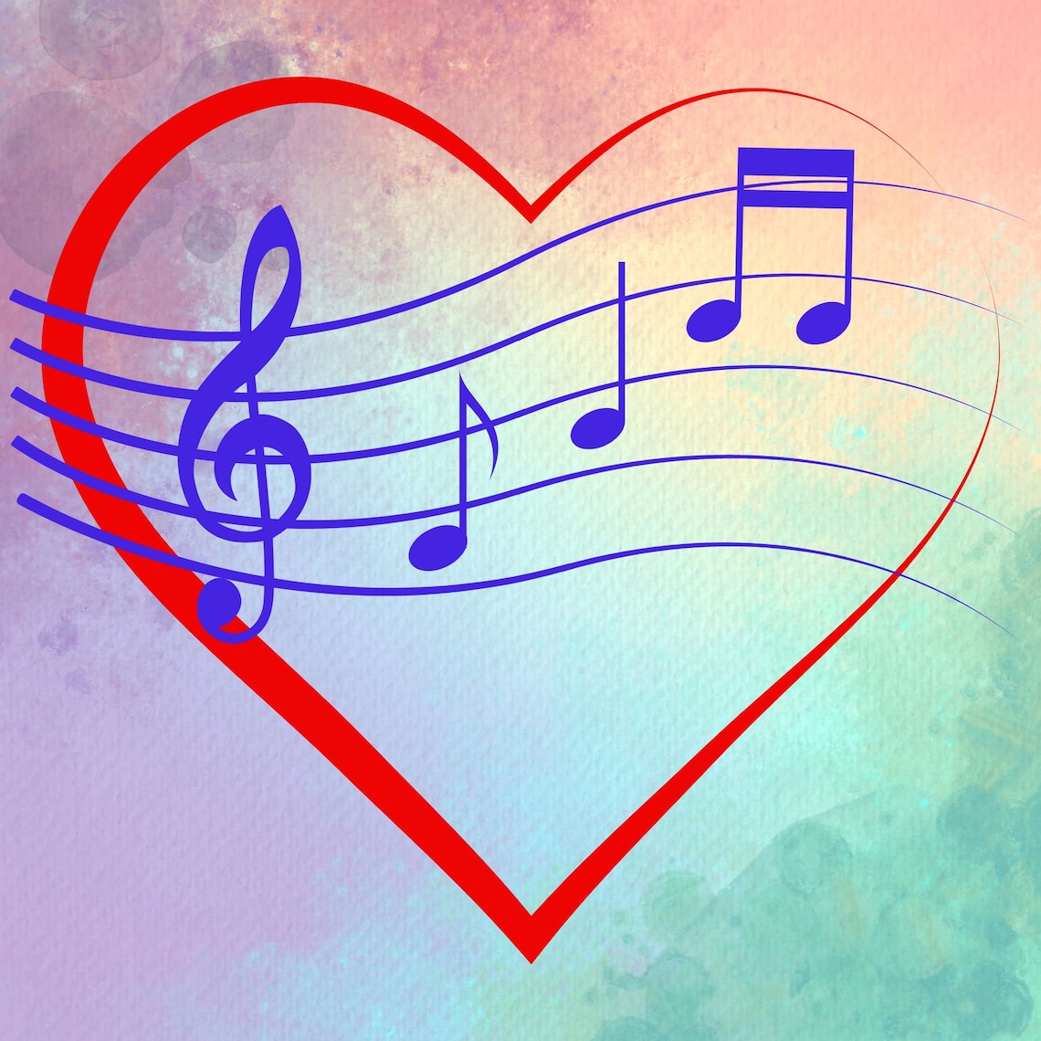 Music Note Artwork PNG Digital Download Musician Png - Etsy