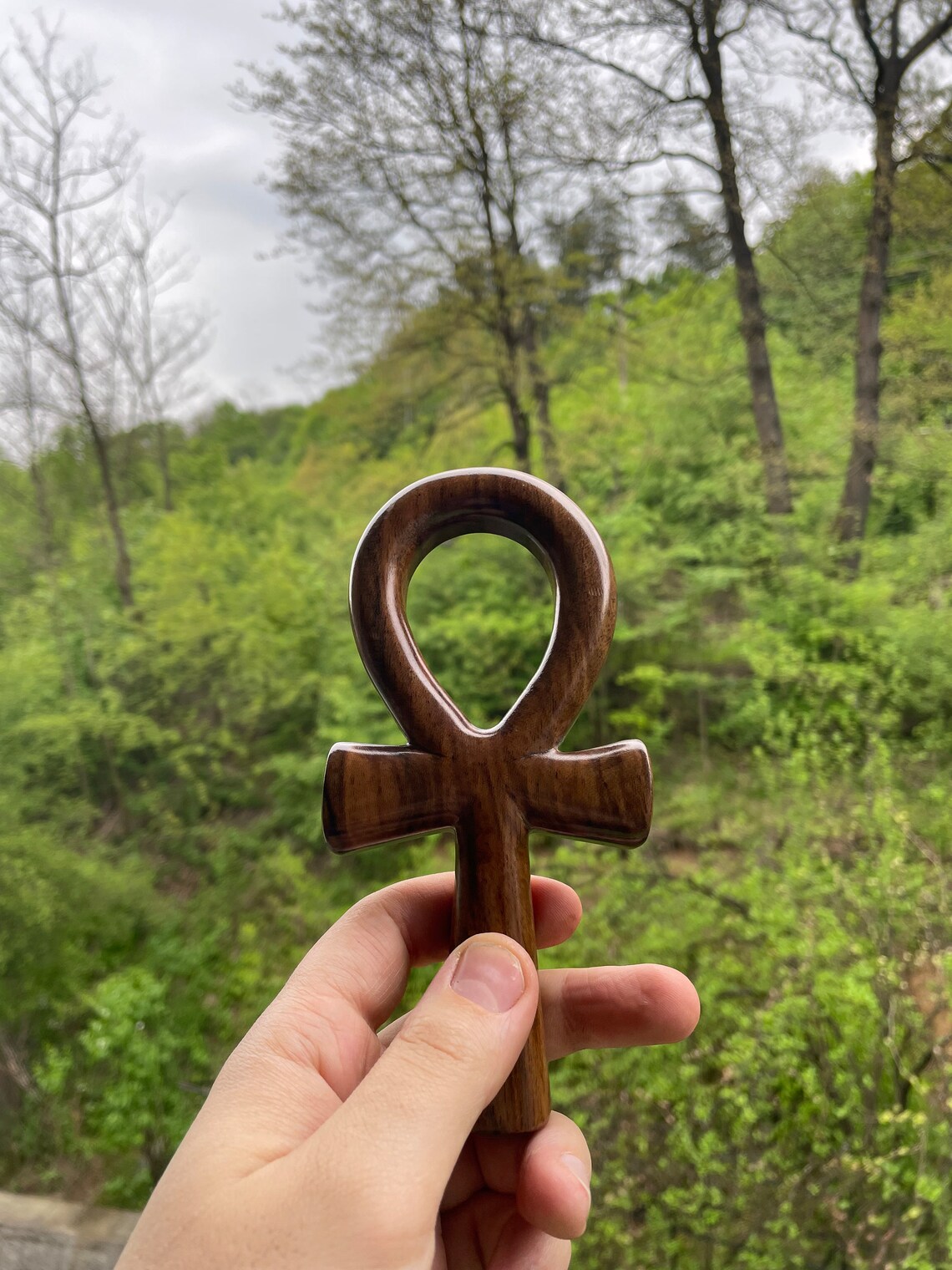 Egyptian Ankh Wooden Ankh Protection Home Decor Handmade Gift Symbol of ...