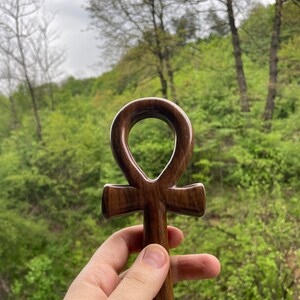 Egyptian Ankh | Wooden Ankh | Protection Home Decor | Handmade | Gift ...