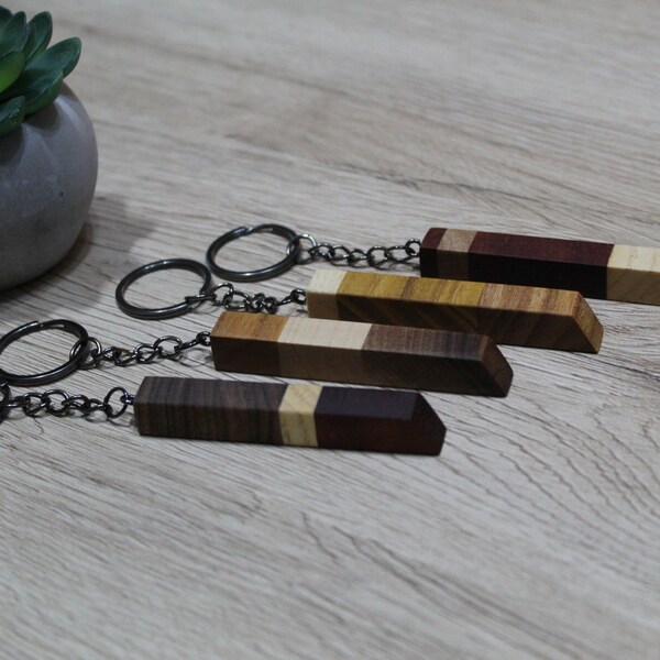 Wooden Keychain - Etsy