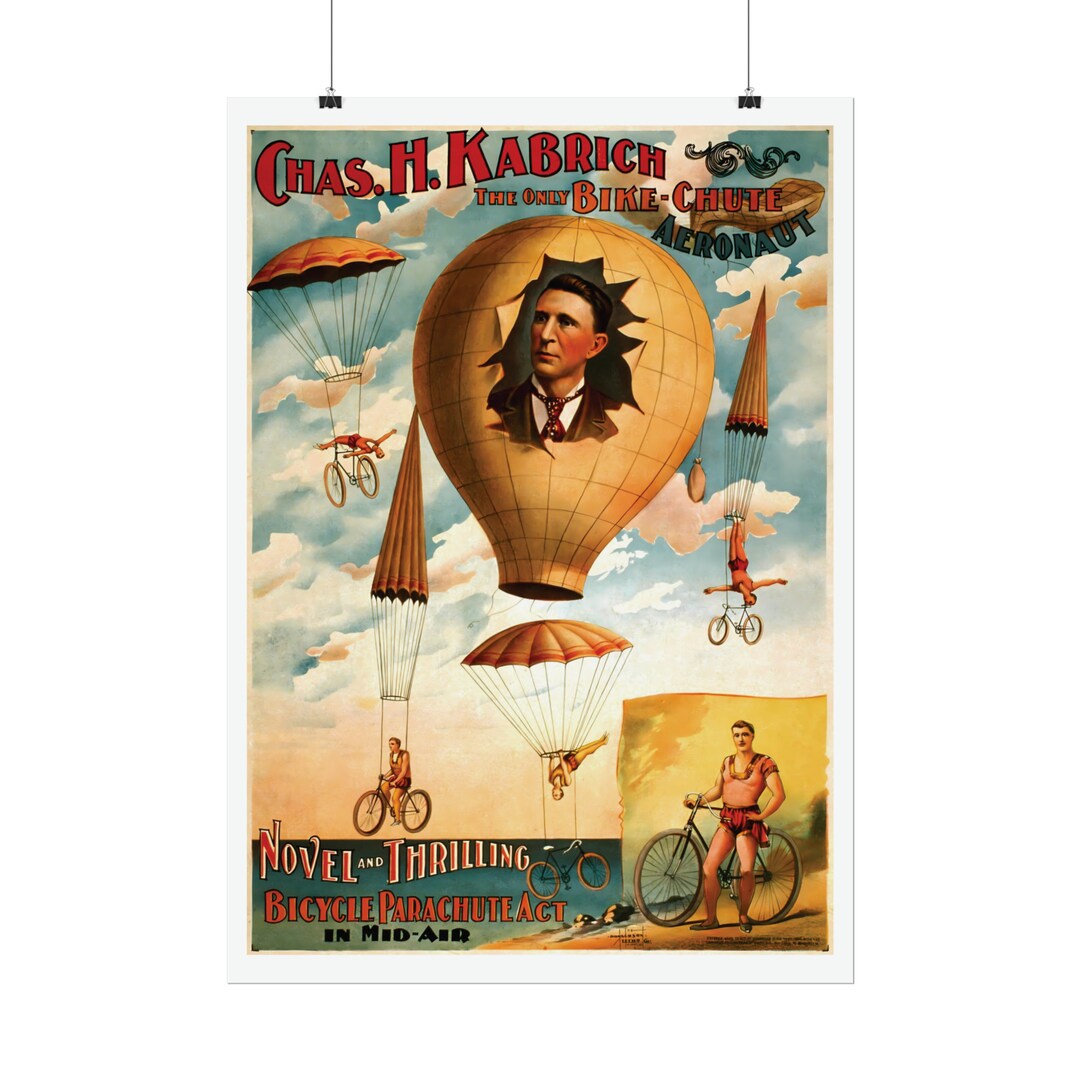 Vintage 1886 Circus Poster Reproduction, Vaudeville Art Ad Print - Etsy
