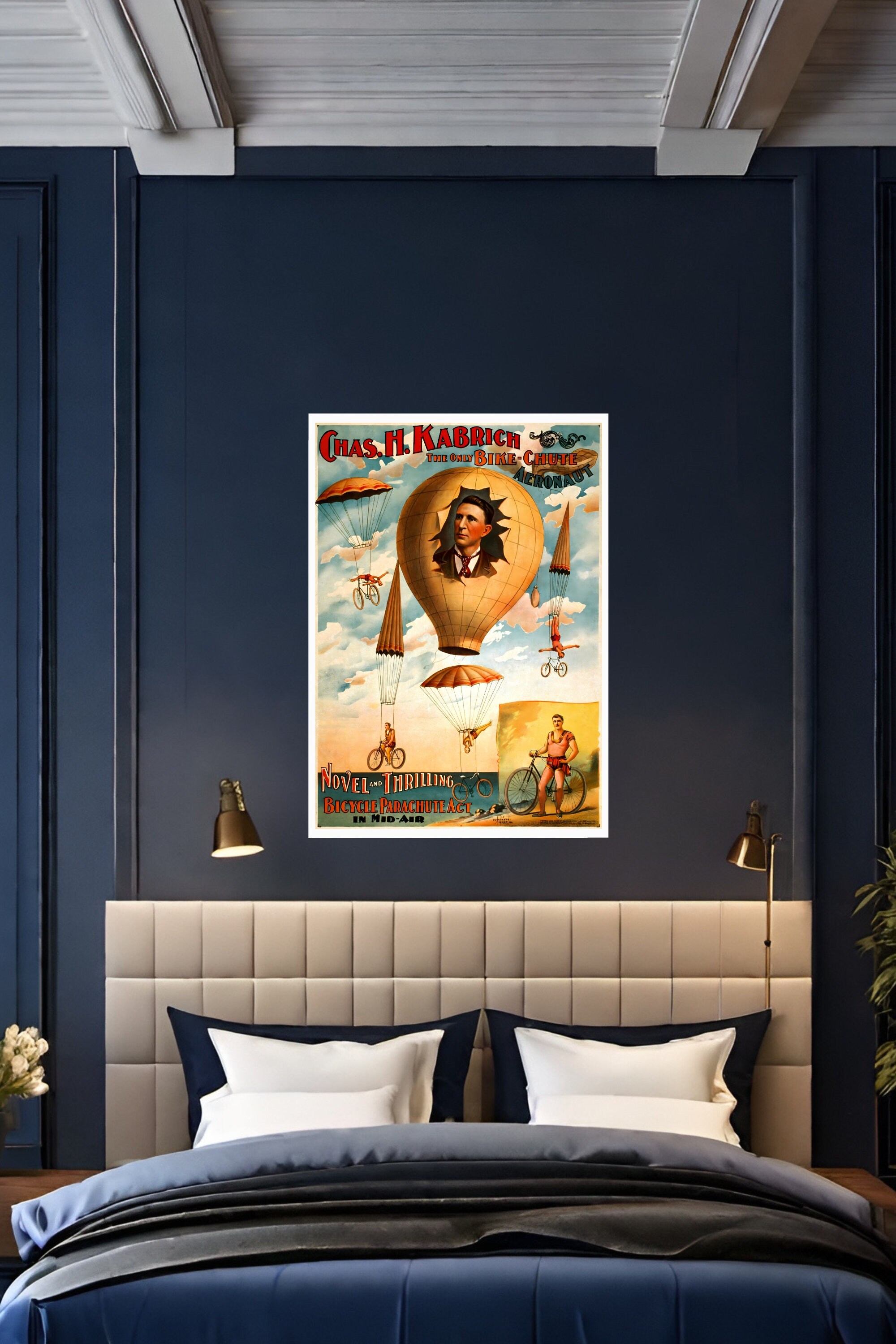 Vintage 1886 Circus Poster Reproduction, Vaudeville Art Ad Print - Etsy