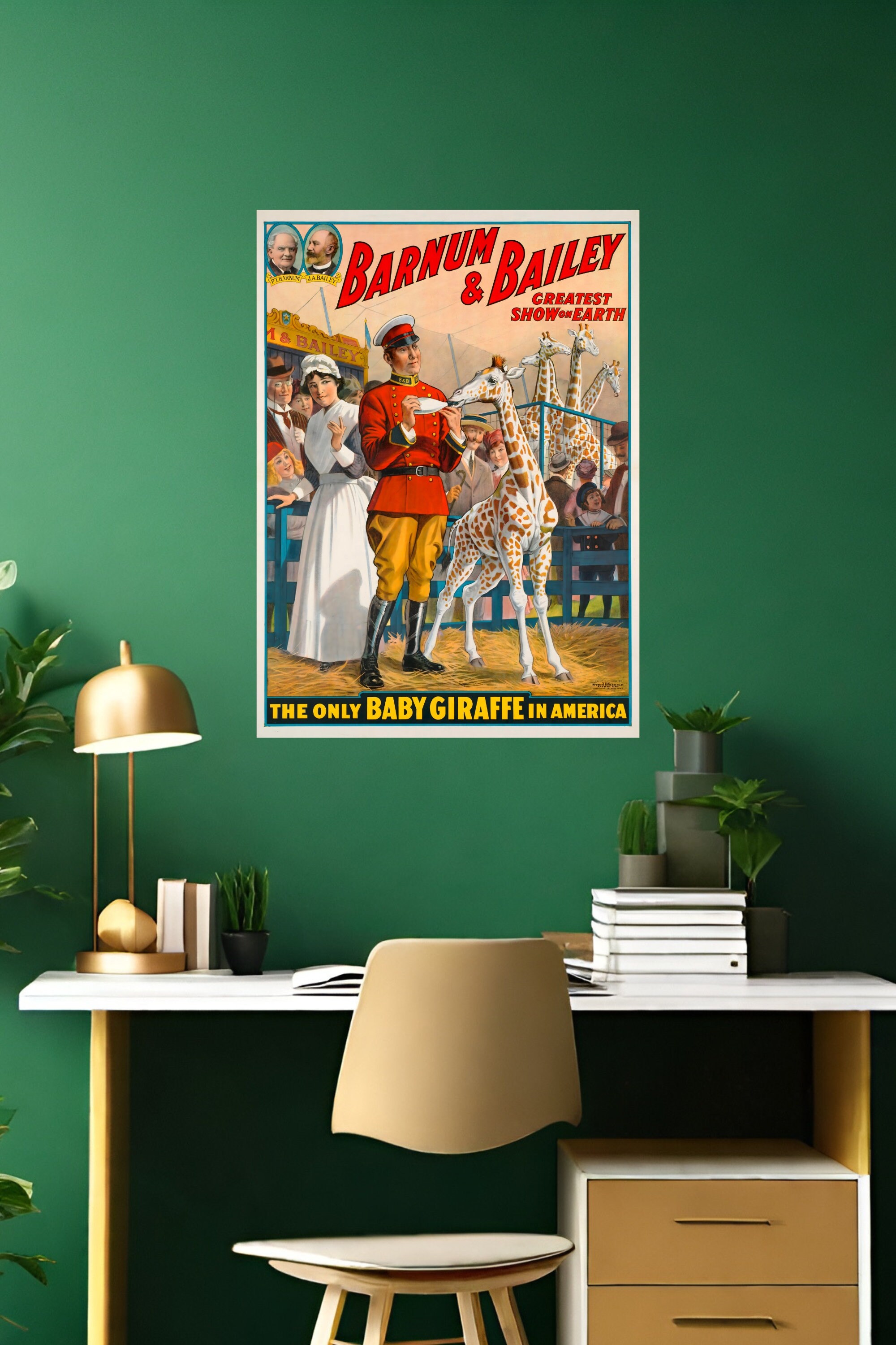 Vintage 1916 Barnum and Bailey Circus Poster Reproduction - Etsy