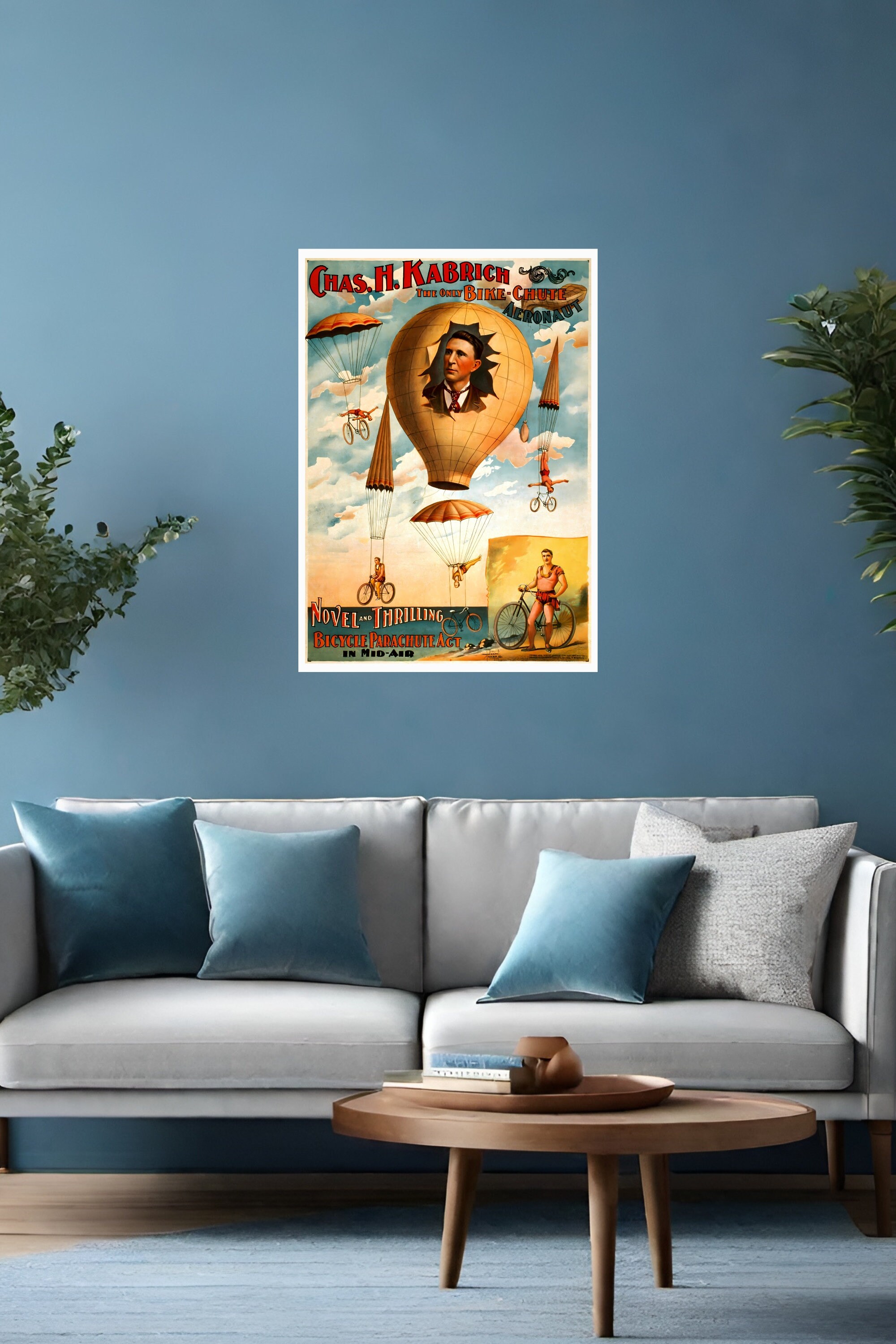 Vintage 1886 Circus Poster Reproduction, Vaudeville Art Ad Print - Etsy