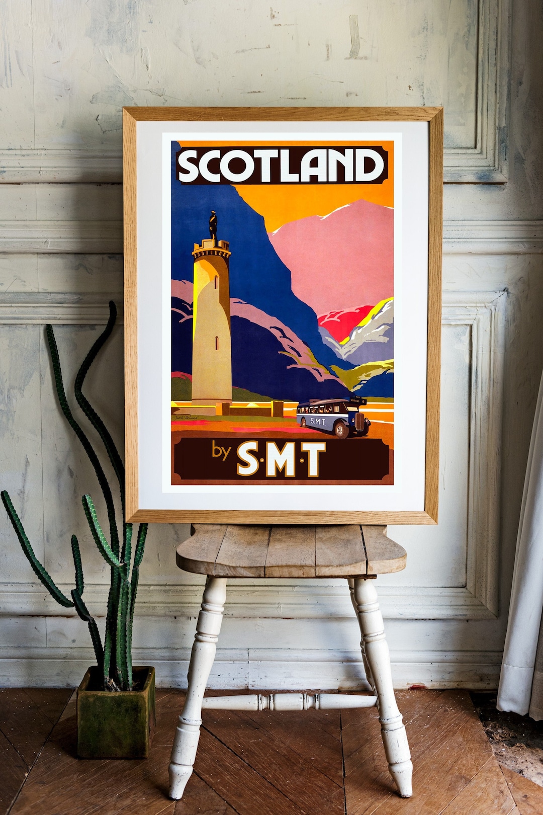 Scotland Travel Poster Vintage Digital Download - Etsy