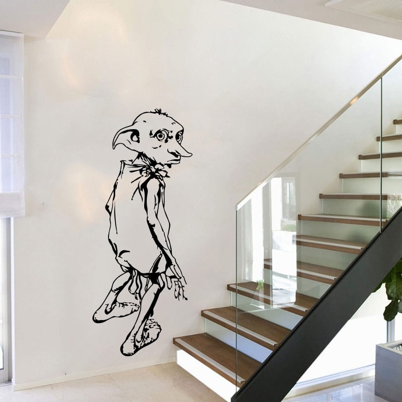 Dobby Wall Sticker Harry Potter Room Bedroom Wall Decal Playroom Vinyl ...