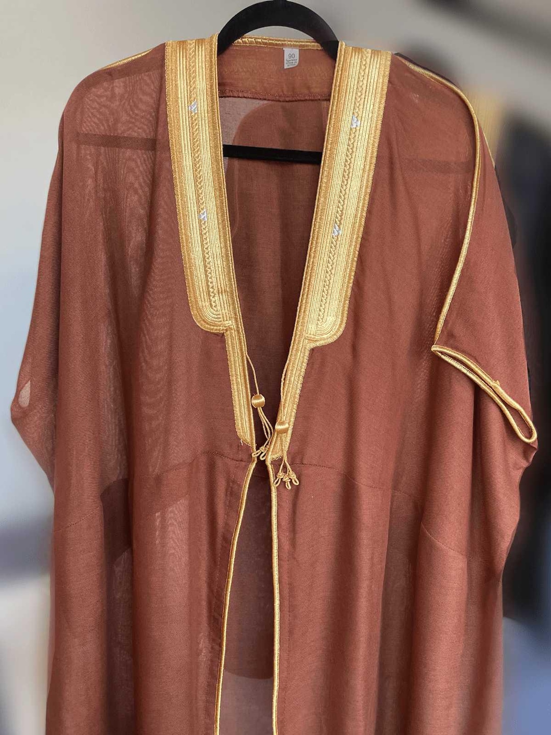 Brown Kids Bisht - Etsy
