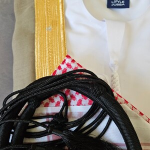 Mens Emirati Thobe 5 Pcs Set (red Shemagh) - Etsy