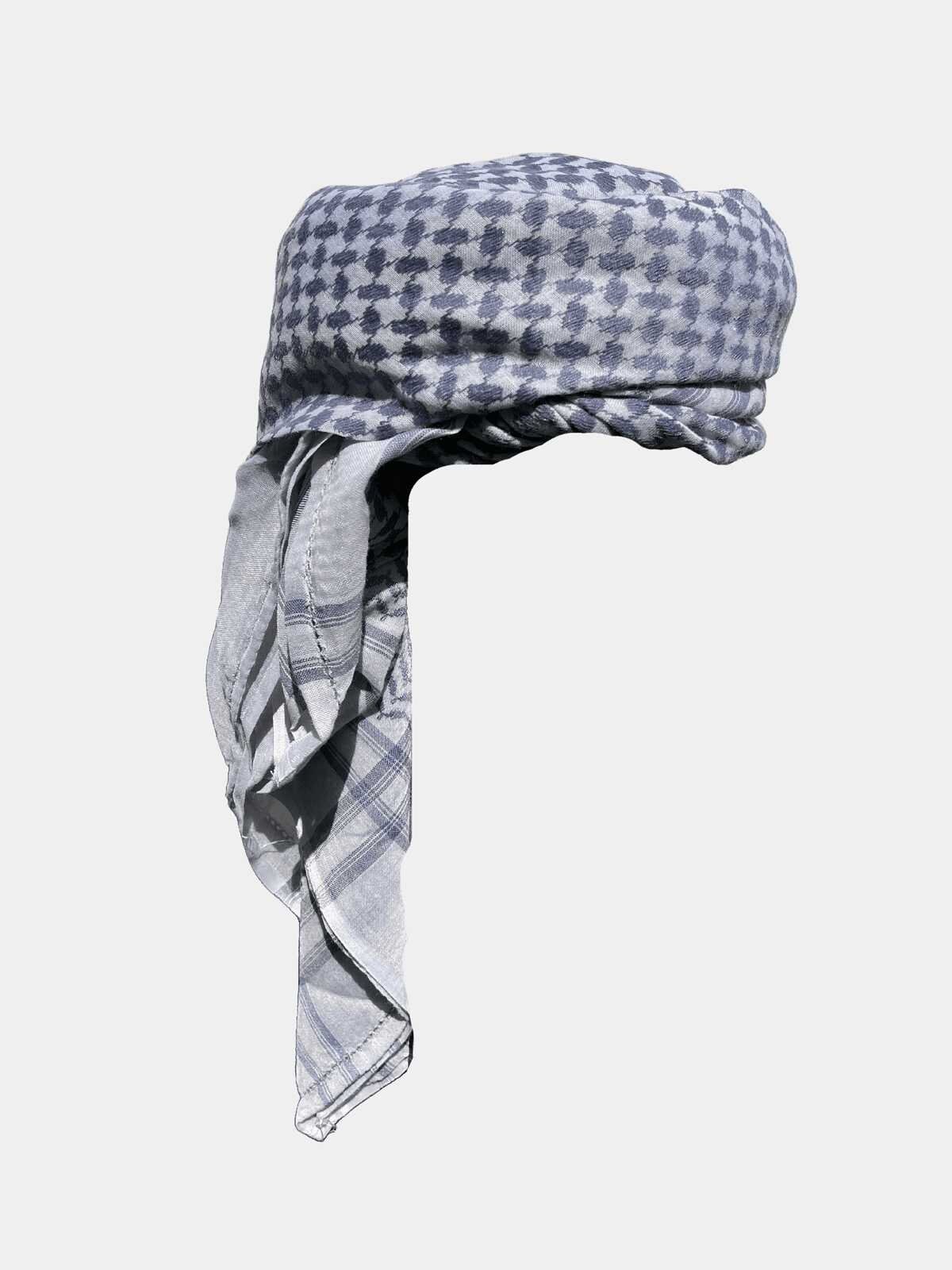 Mens Ready Grey Arab Hat Shemagh Keffiyeh - Etsy