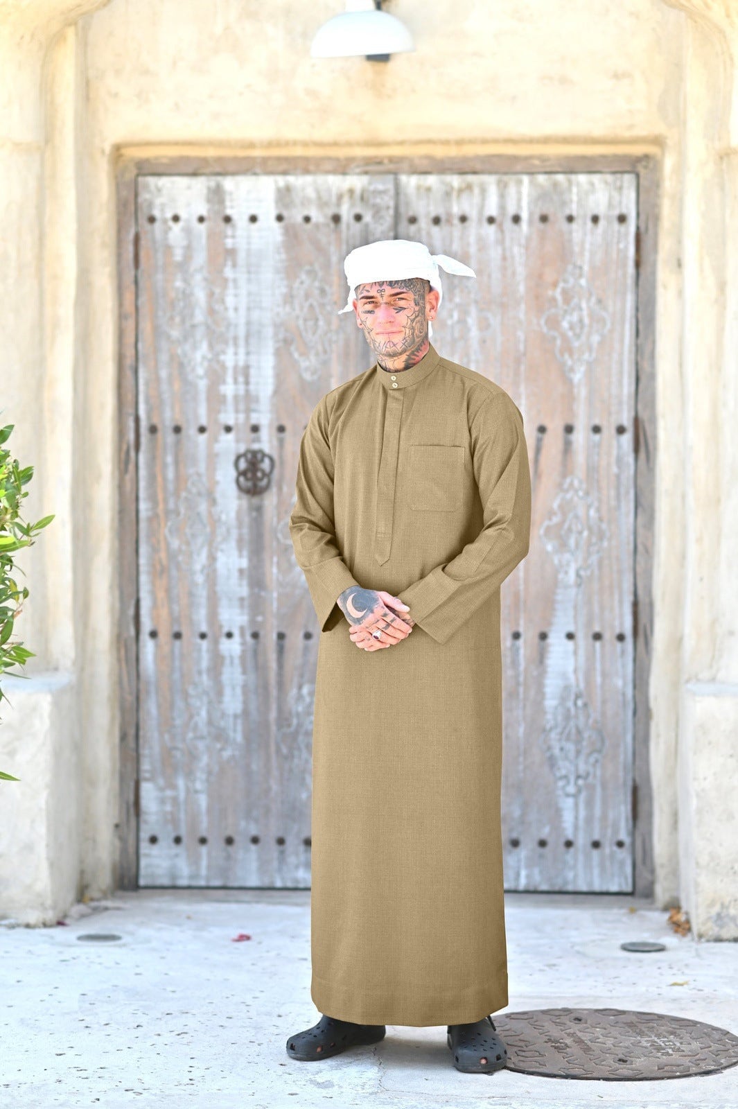 Mens Golden Sand Saudi Thobe jubba / Kondura / Qamees for Men - Etsy