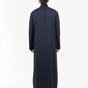 Mens Navy Semiramis Abadi Thobes Jubbah Jubba Thawb Kandora Dishdasha Jalabiya Kaftan Qamis Mens ...