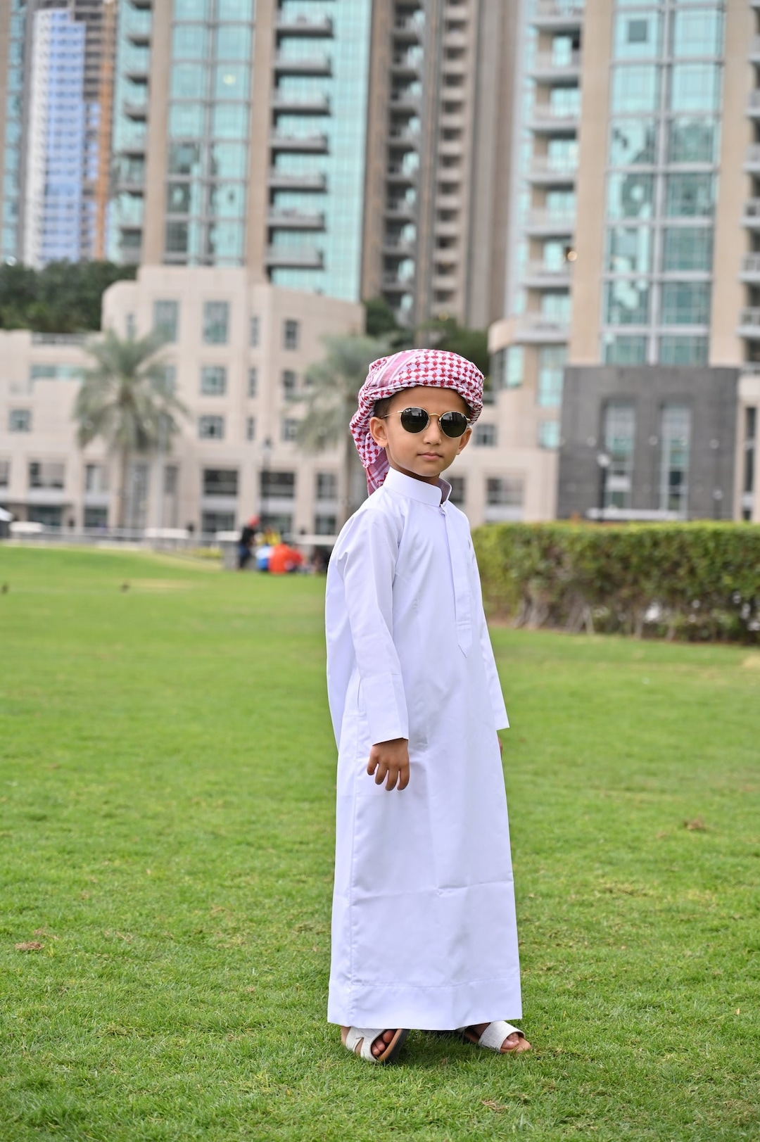 White Kuwaiti Boys Jubba Thobes Jubbah Jubba Thawb Kandora Dishdasha ...