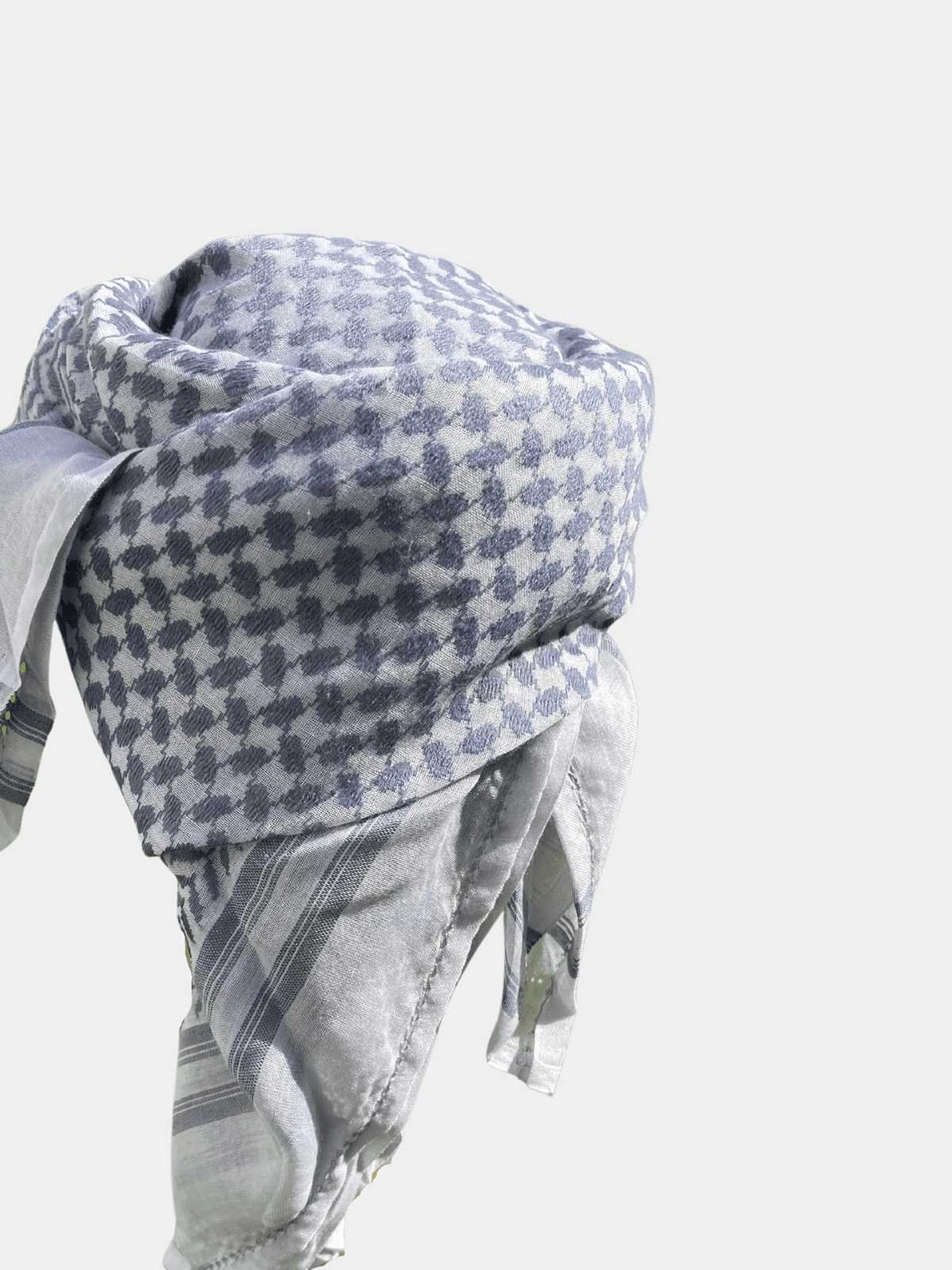 Mens Ready Grey Arab Hat Shemagh Keffiyeh - Etsy