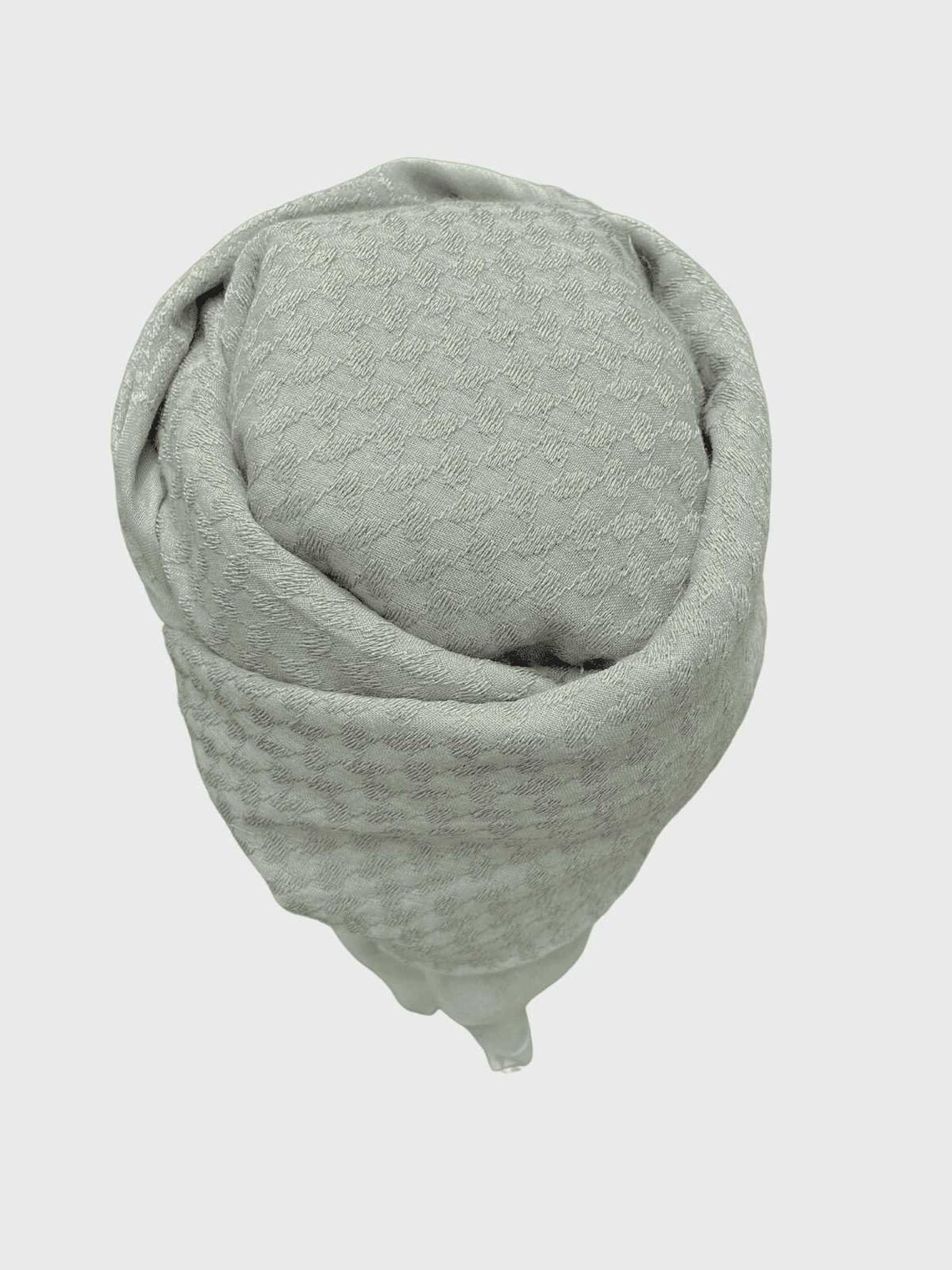 Mens Ready Grey Latte Arab Hat Shemagh Keffiyeh - Etsy