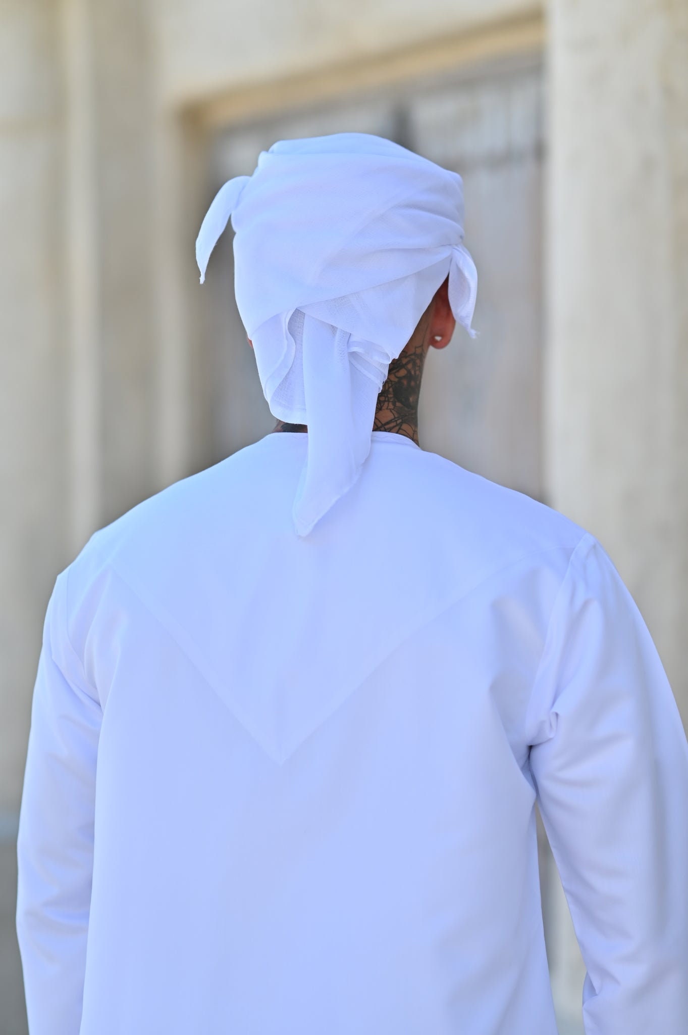 Mens Ready Made White Arab Hat Ghutra Keffiyeh - Etsy