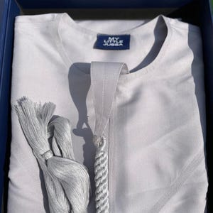 Mens Grey Emirati Thobes Jubbah Jubba Thawb Kandora Dishdasha Jalabiya ...