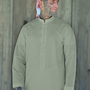 Mens Light Green Bahraini Thobe, Kondura, Jubba for Men, Mens Thobe - Etsy