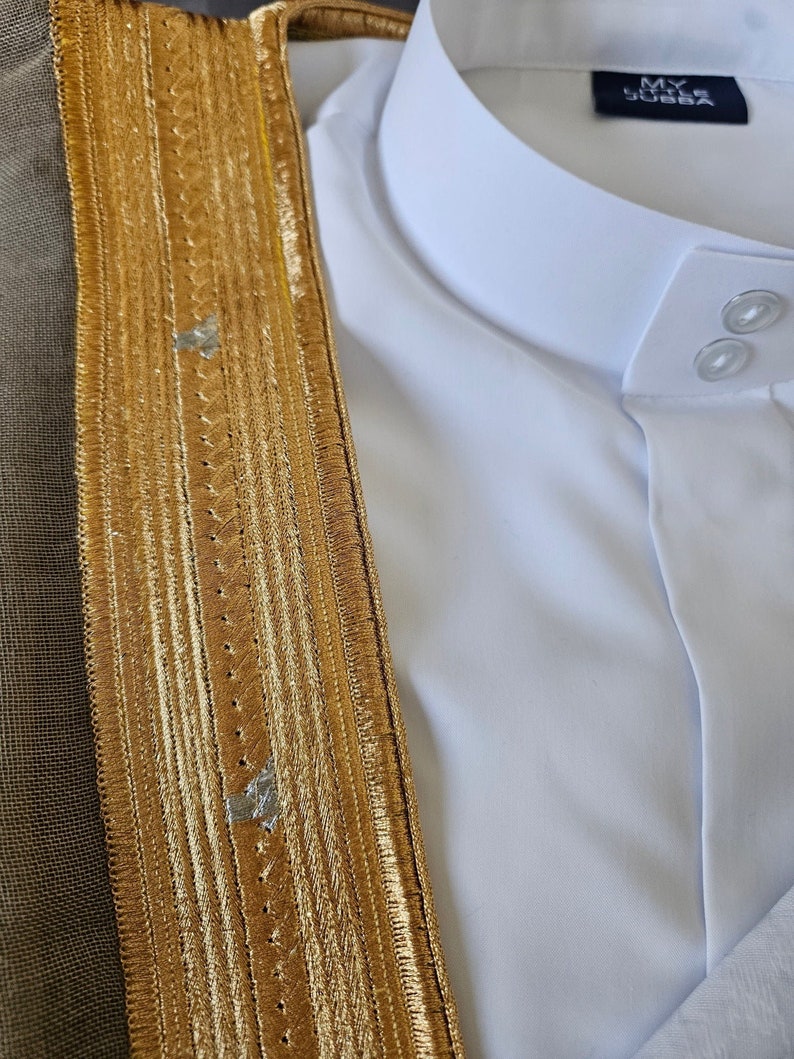 Mens Saudi Thobe 3 Pcs Set - Etsy