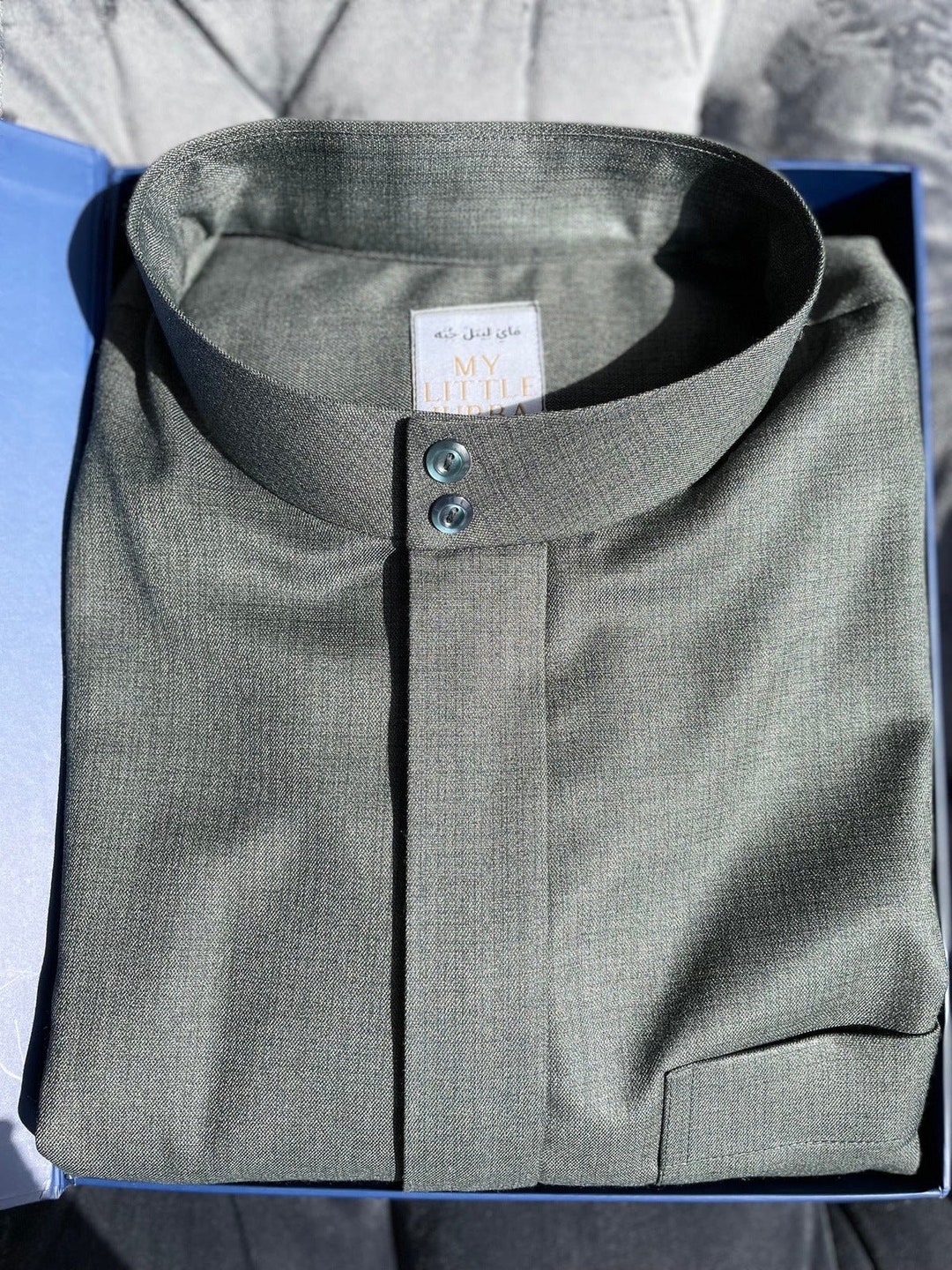 Mens Royal Emerald Saudi Wool Mix Thobes Jubbah Jubba Thawb Kandora ...