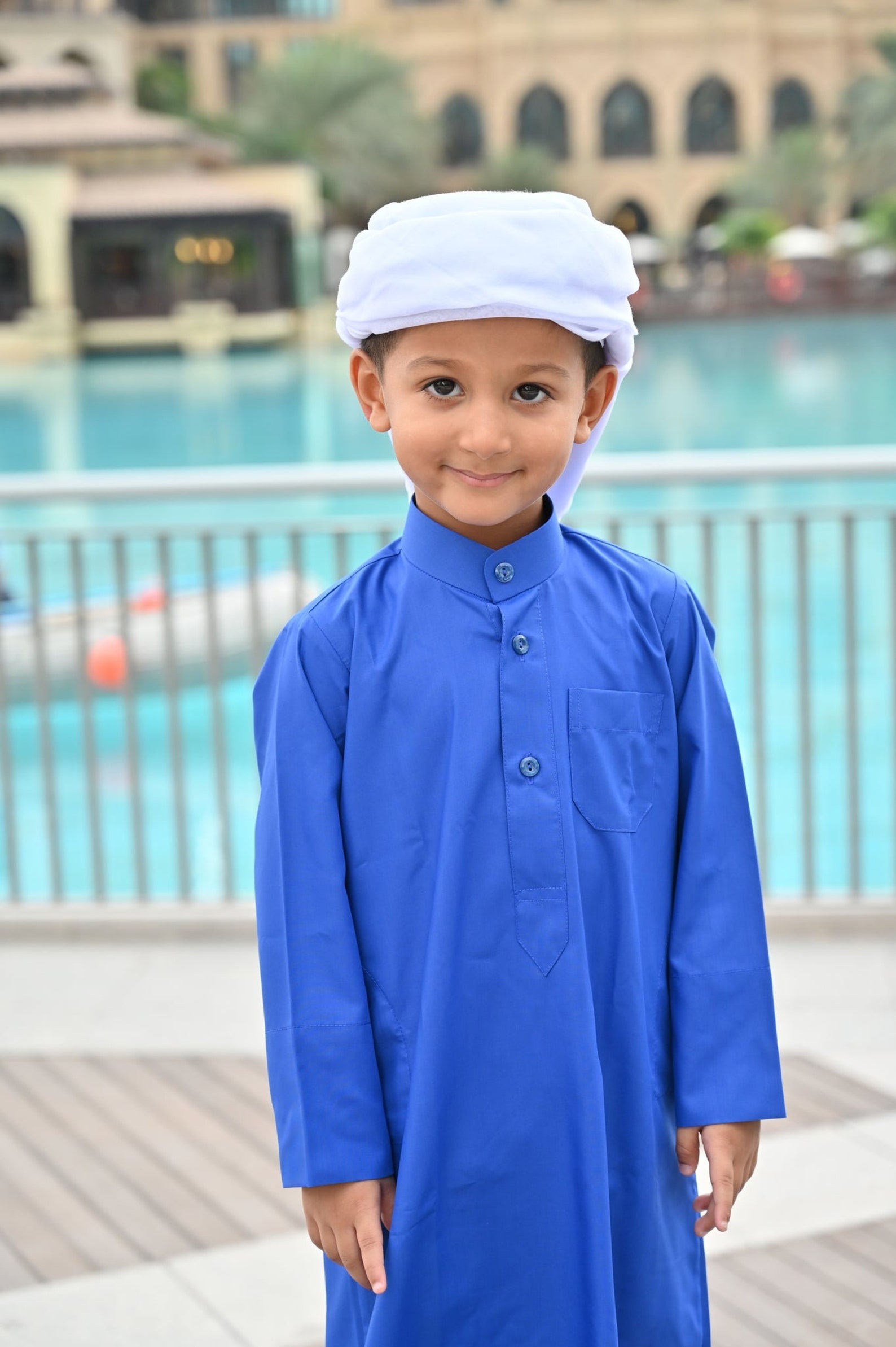 Blue Kuwaiti Baby Jubba Thobes Jubbah Jubba Thawb Kandora Dishdasha ...
