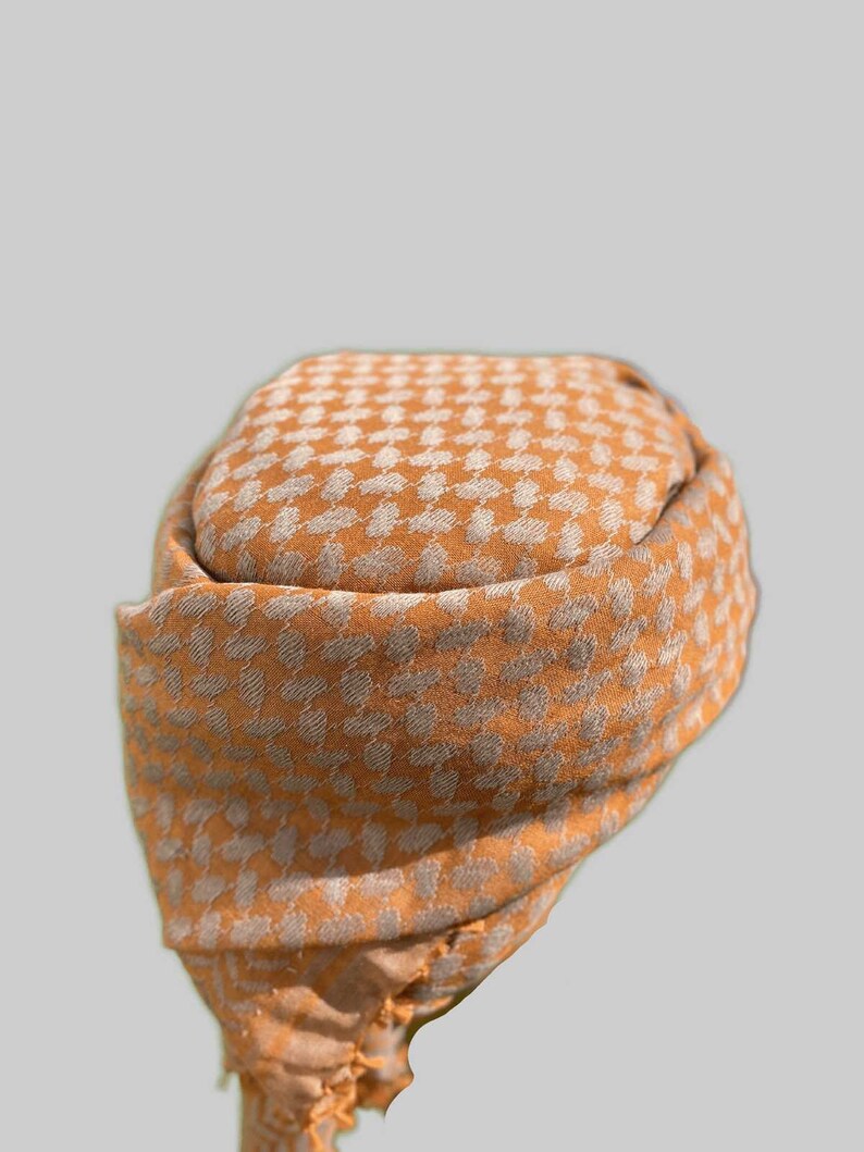 Mens Ready Toffee and Gold Arab Hat Shemagh Keffiyeh Wrap - Etsy