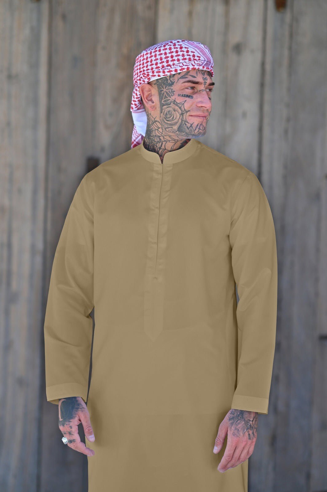 Mens Golden Sand Bahraini Thobe Kondura for Men Jubba Mens - Etsy