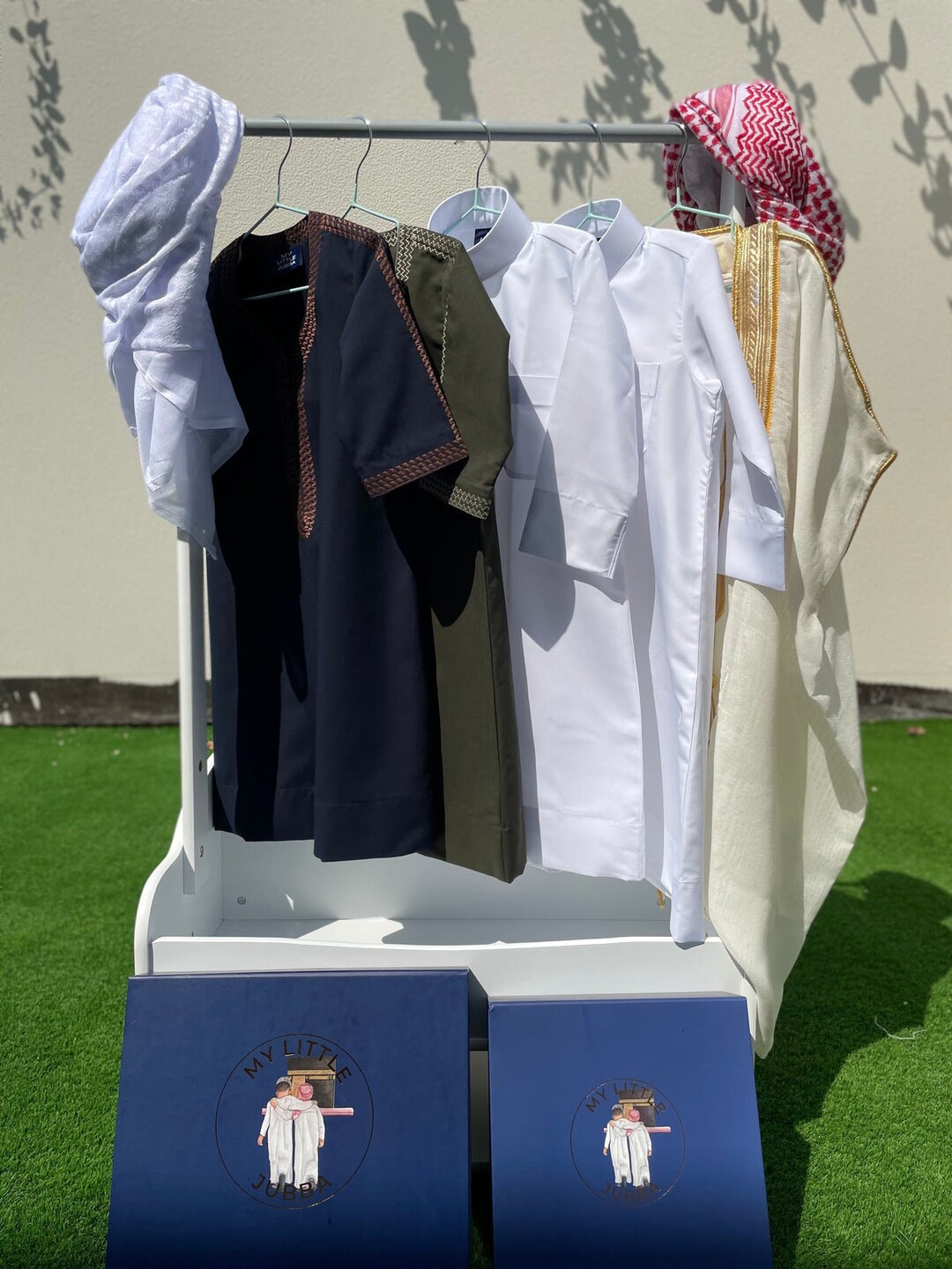 Royal Baby Boy Thobe Cream Bisht 0 to 12 Months 10 Items Thobes Jubbah ...