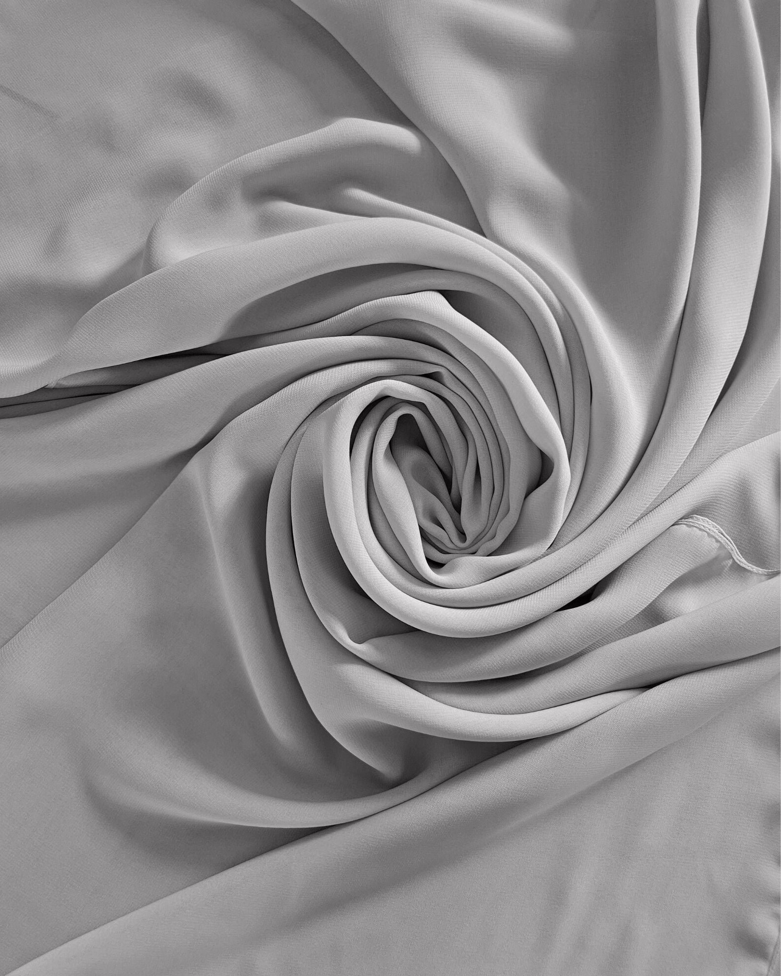 Premium Light Grey Chiffon Hijab Scarf - Etsy