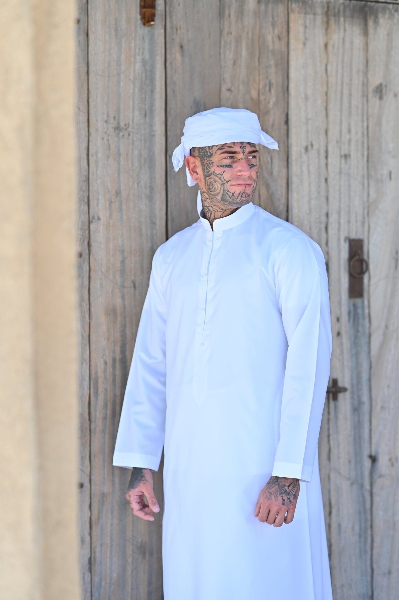 Mens Pure White Bahraini Thobe - Etsy