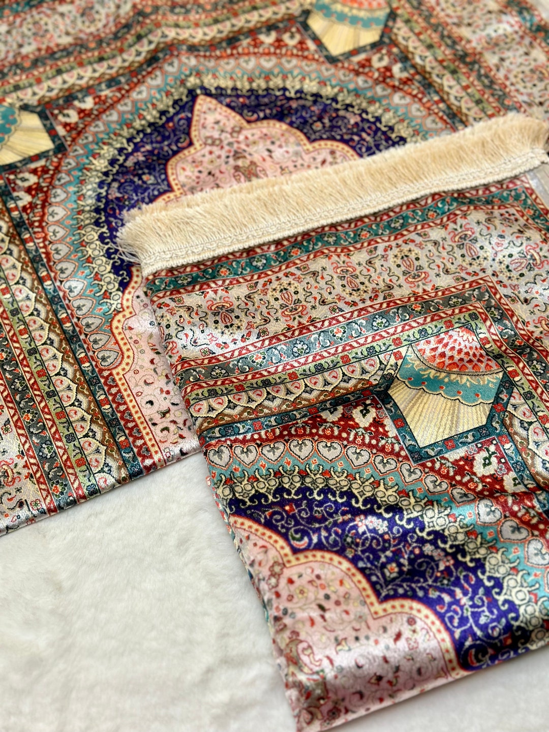 Prayer Mat Gift Set Tasbeeh Prayer Rugarabic Moshaf - Etsy