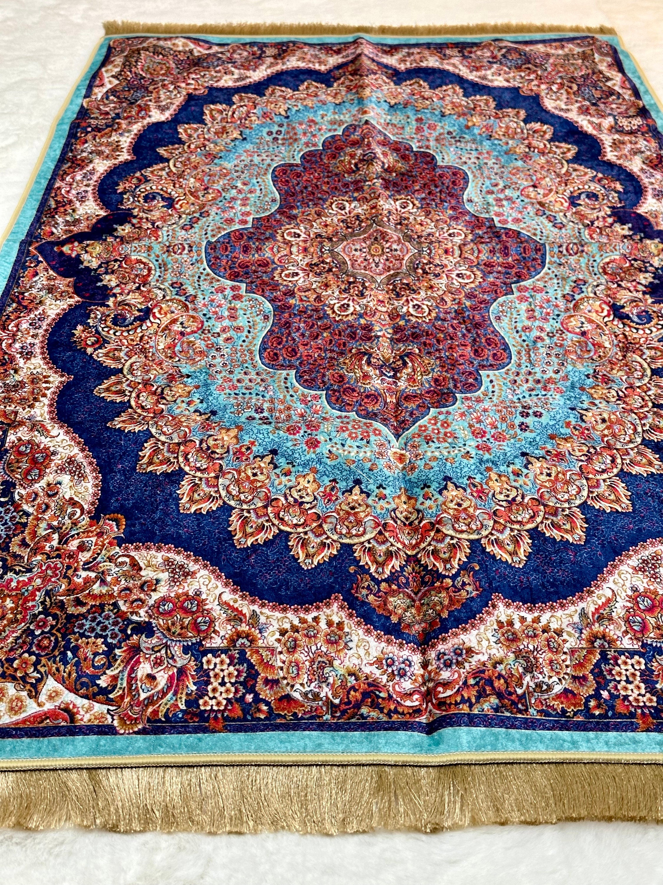 Prayer Rug Set, Muslim Prayer Mat, Prayer Mat Set, Prayer Rug and ...