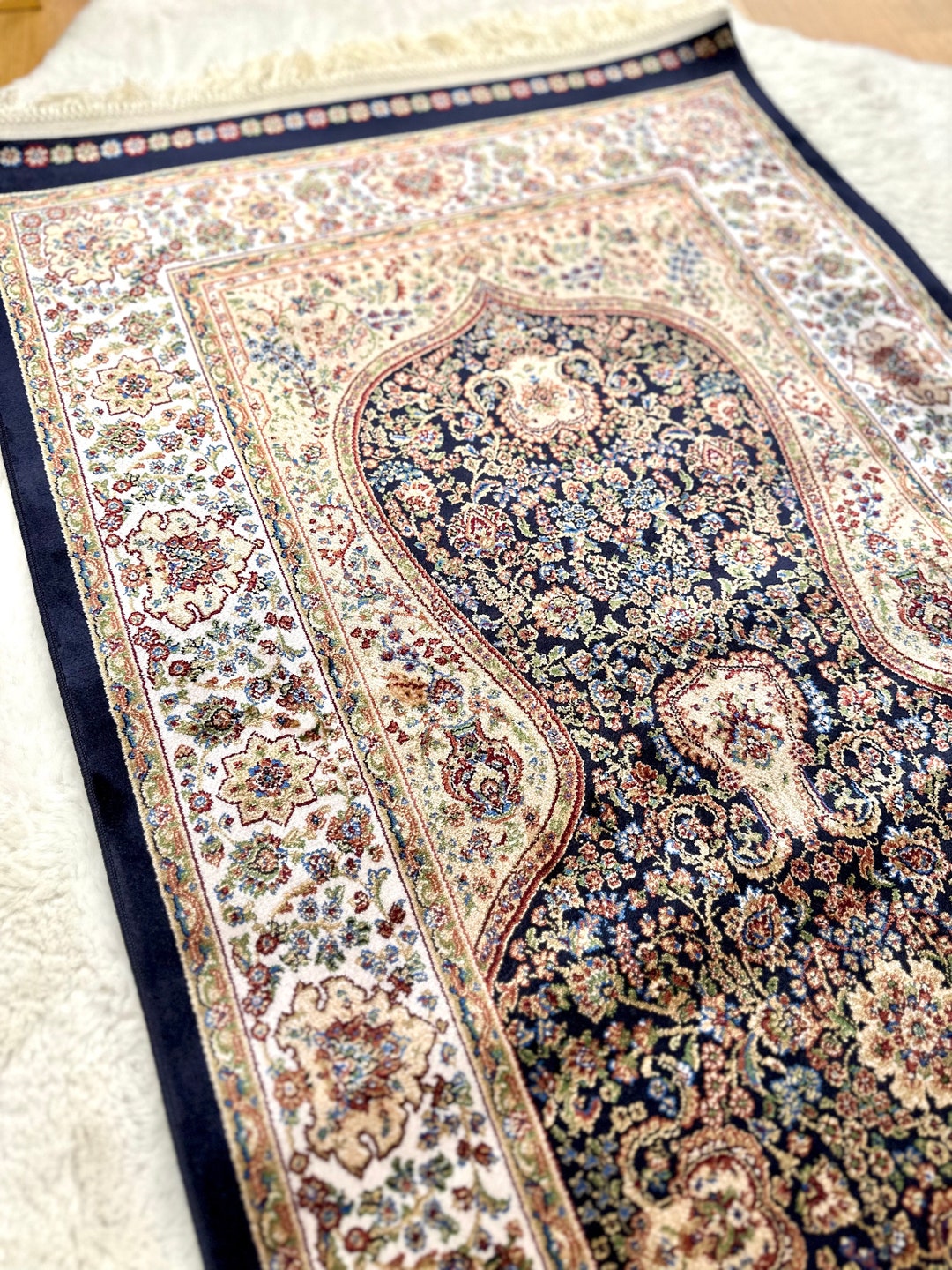 Thick Prayer Mat Black Prayer Rug Prayer Rug for Muslim Prayer Mat ...