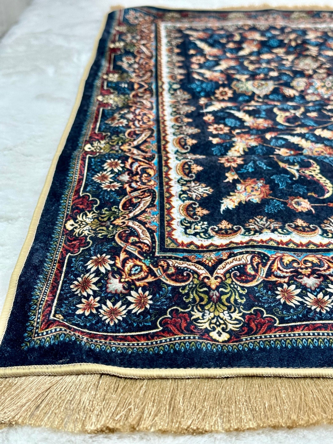 Prayer Mat Islamic Prayer Rug Portable Travel Prayer Rug Salat Prayer ...