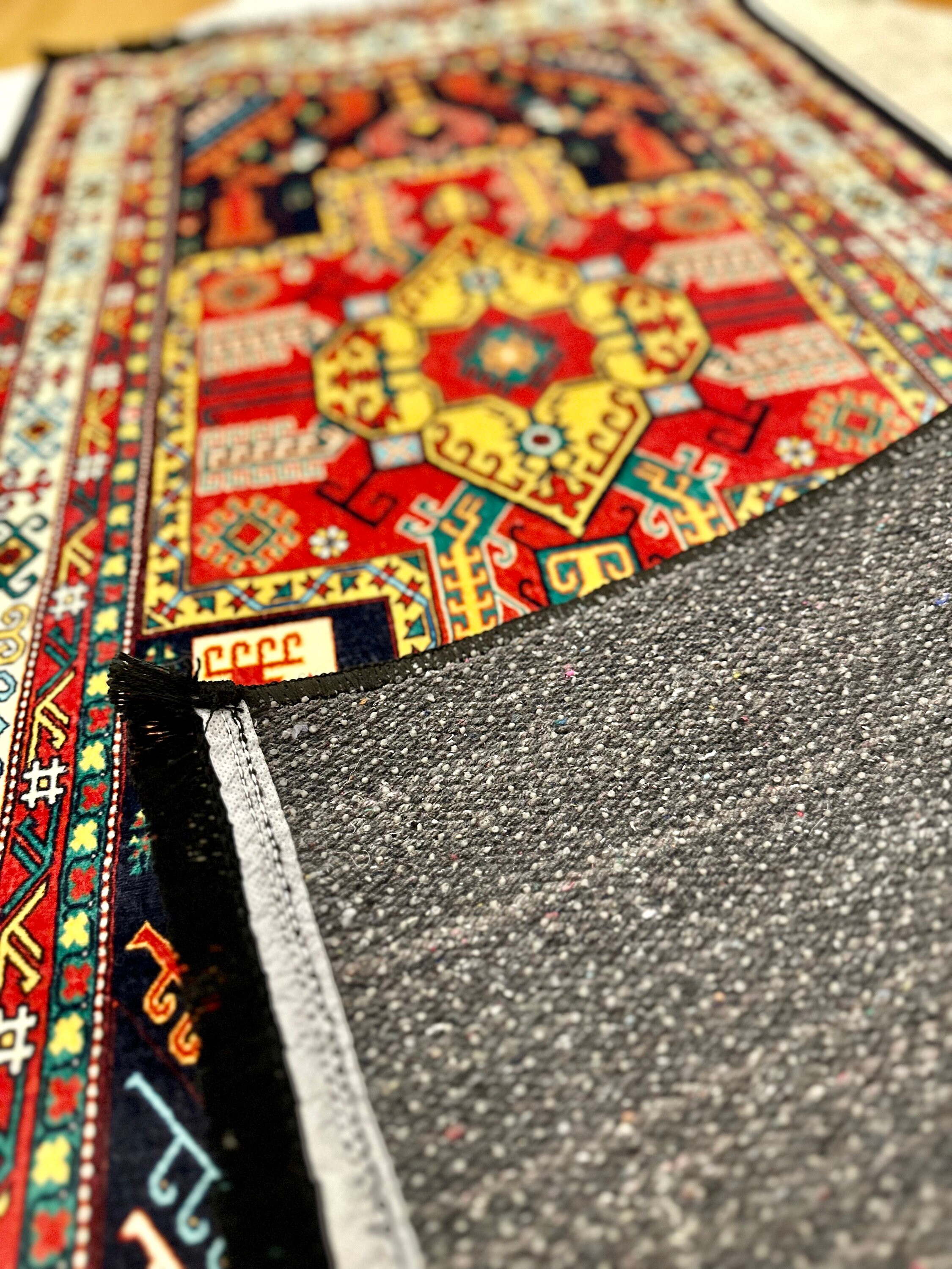 Muslim Prayer Rug Janamaz Islamic Gift Anti-slip Mat Soft Prayer Mat ...